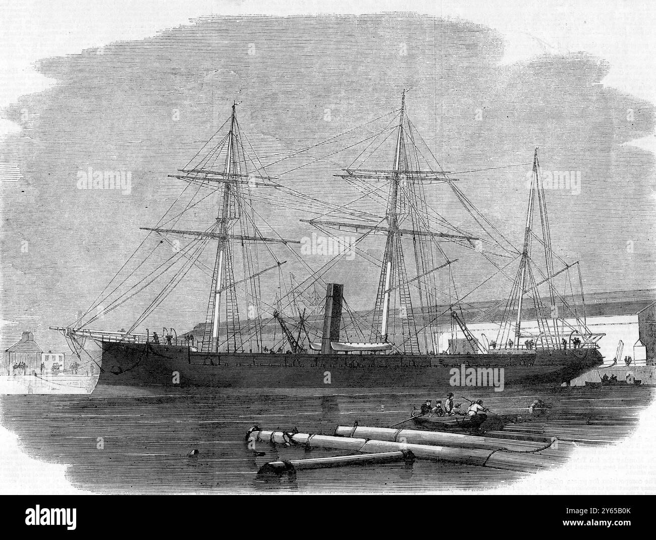 Steam powered construction Black and White Stock Photos & Images - Alamy