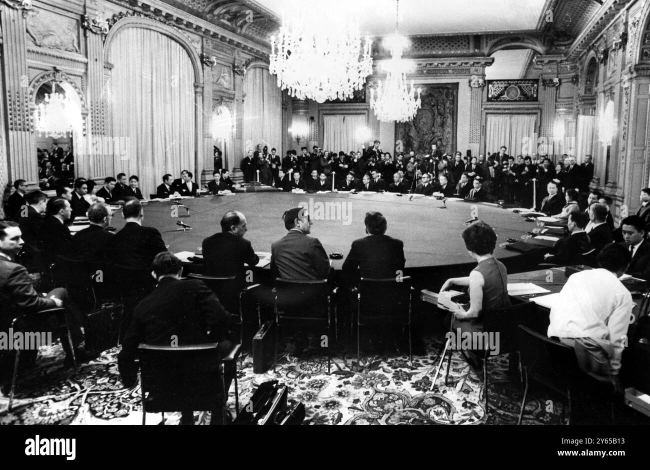 Peace talks A general view of the Paris International Conferences ...