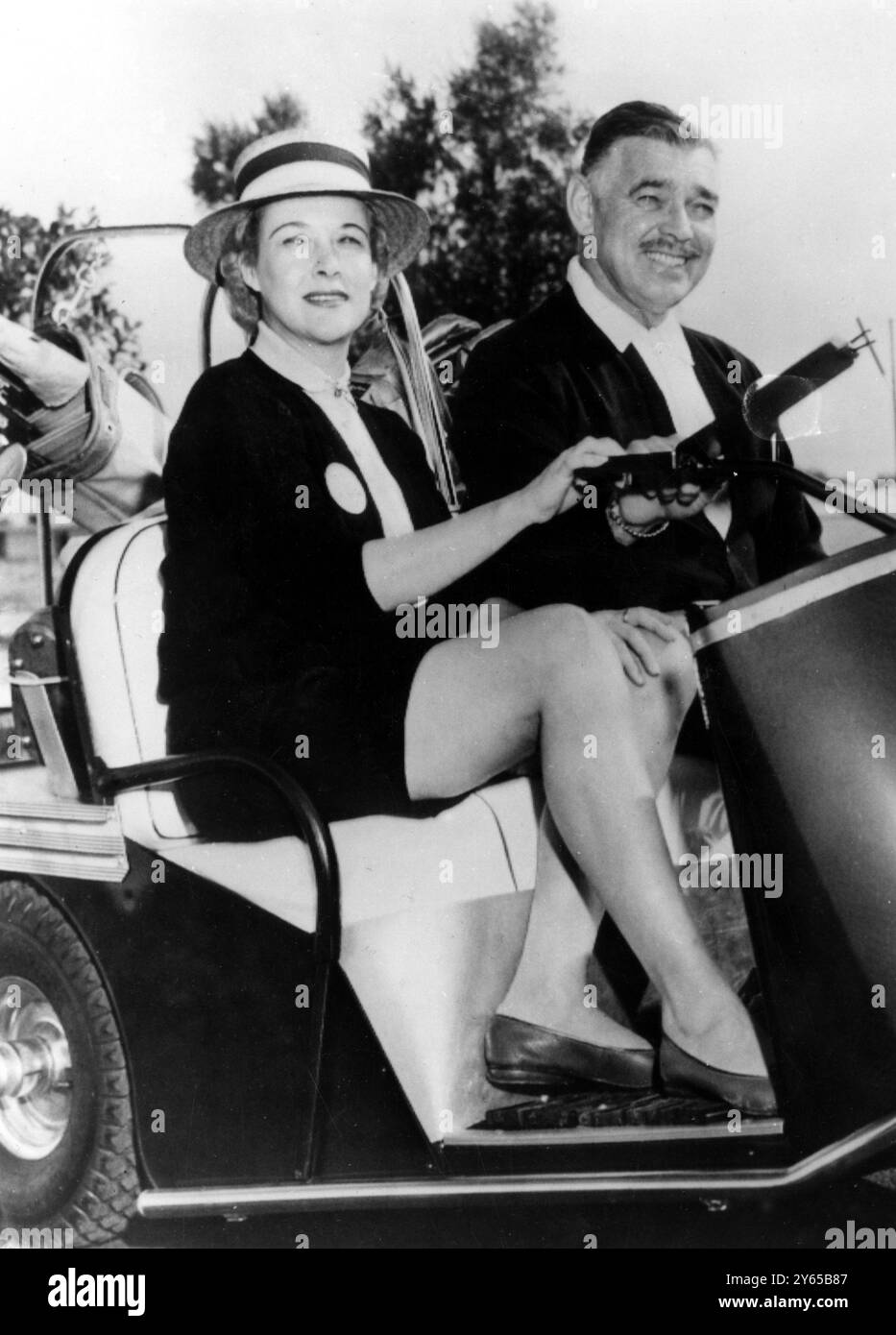 Clark Gable celebrates his 59th birthday as he gives his wife Kay a ...