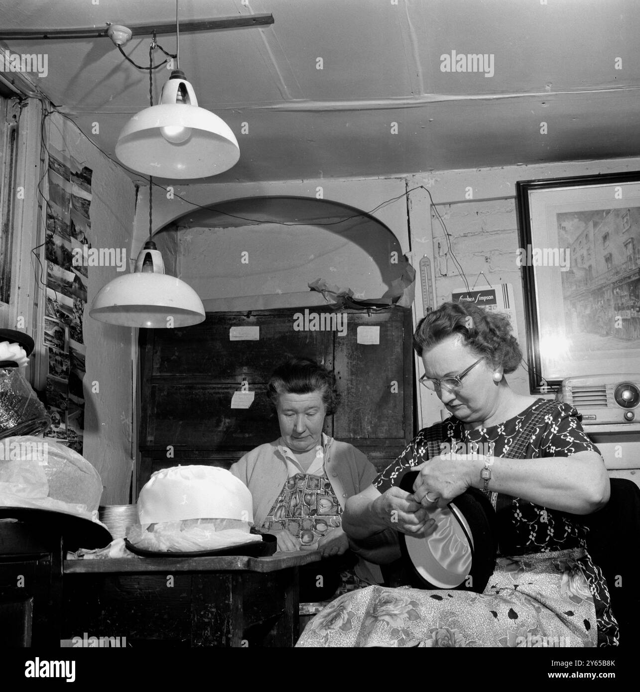 The famous London hat shop Lock and Company in St James's Street ...