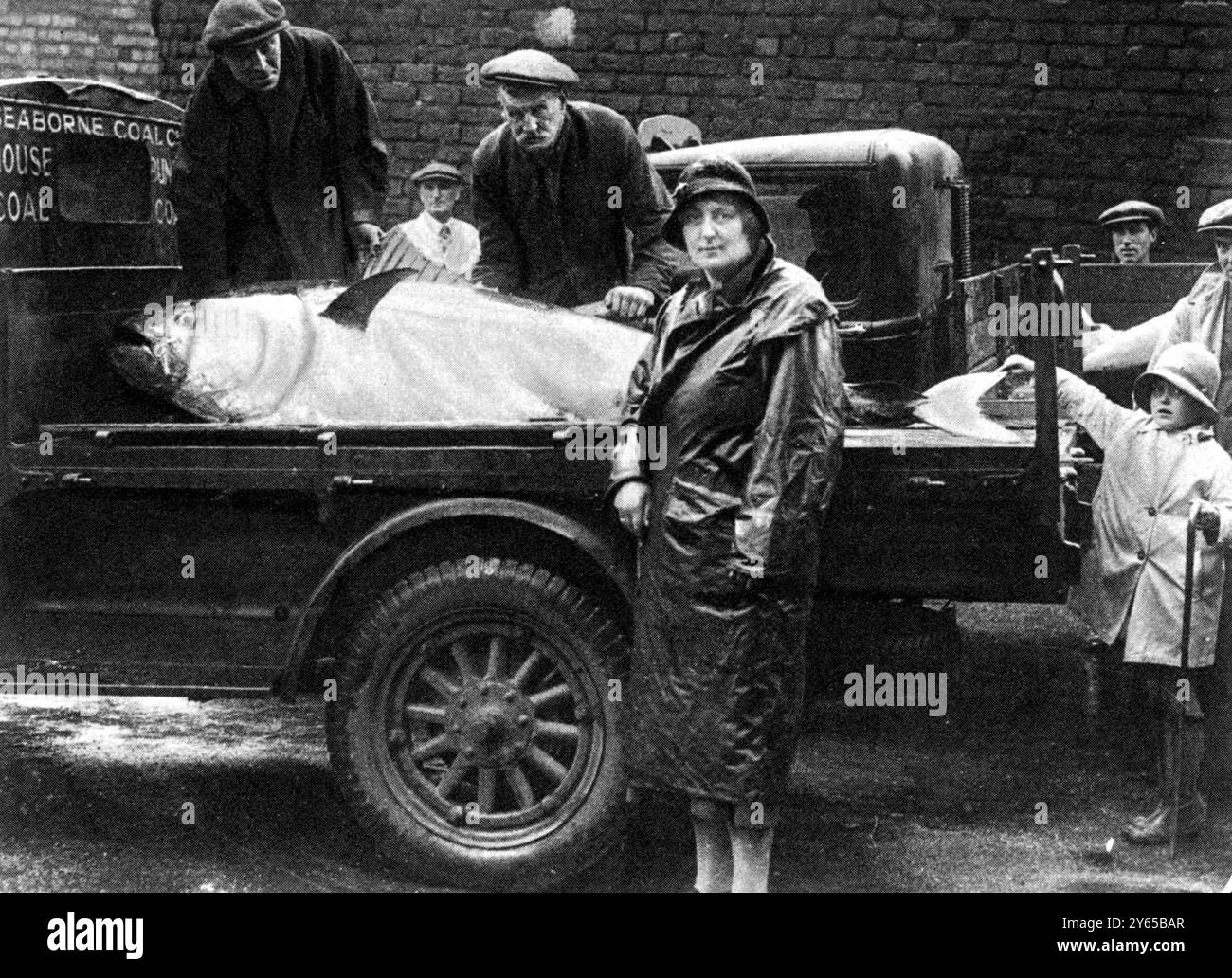 Claimed to be the first Tunny to be landed by a woman angler with rod ...