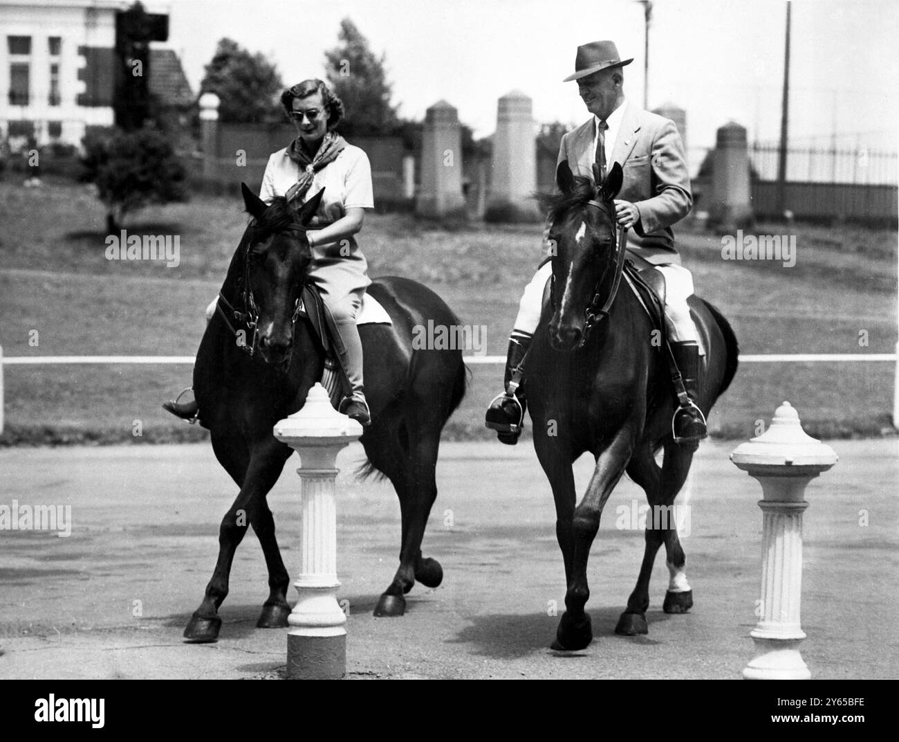 Lady Pamela goes riding Relaxing from vigorous Royal Tour days , Lady ...