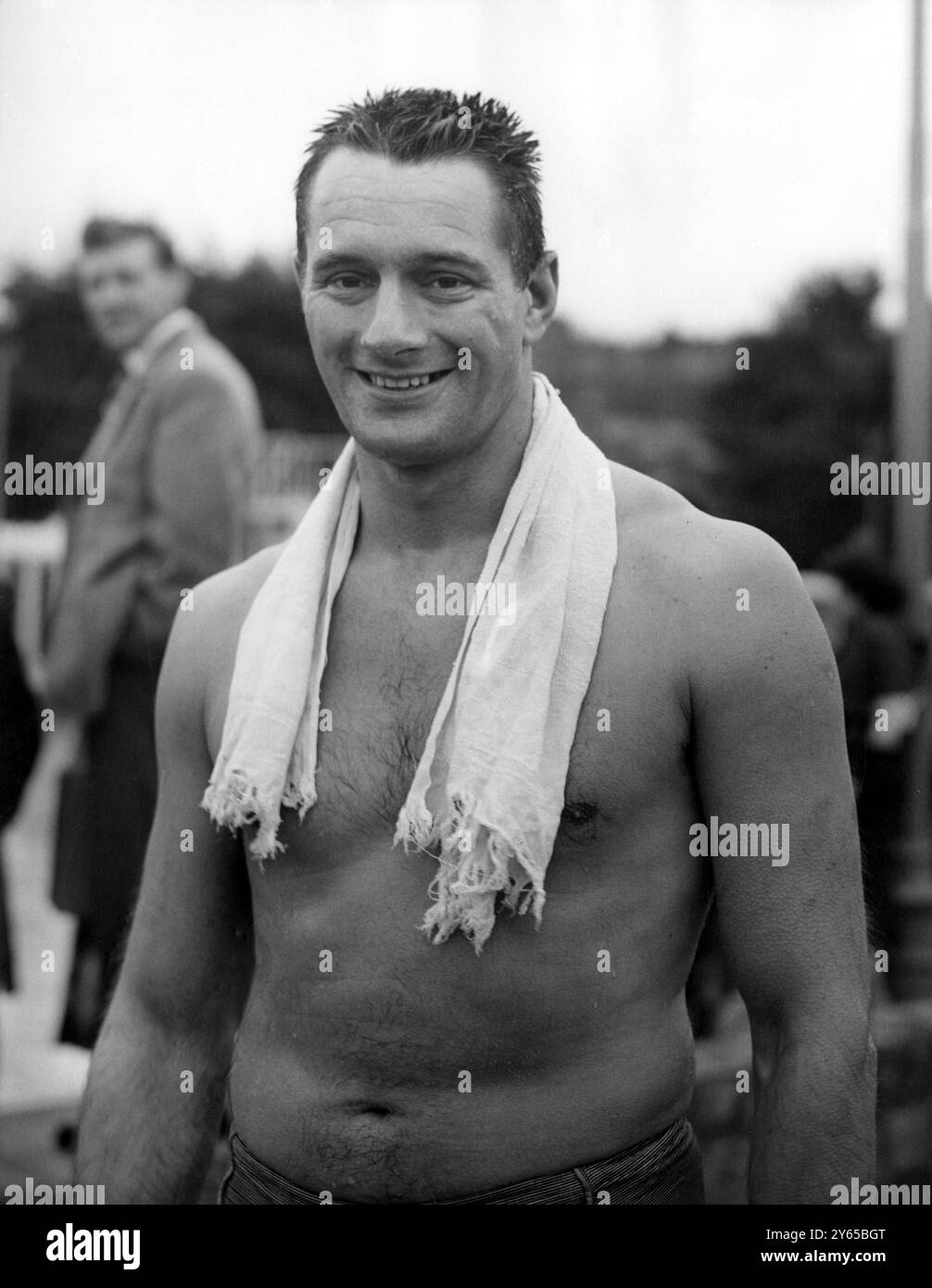 Ken Richmond , the Brtisih Wrestling Champion after his immersion ...