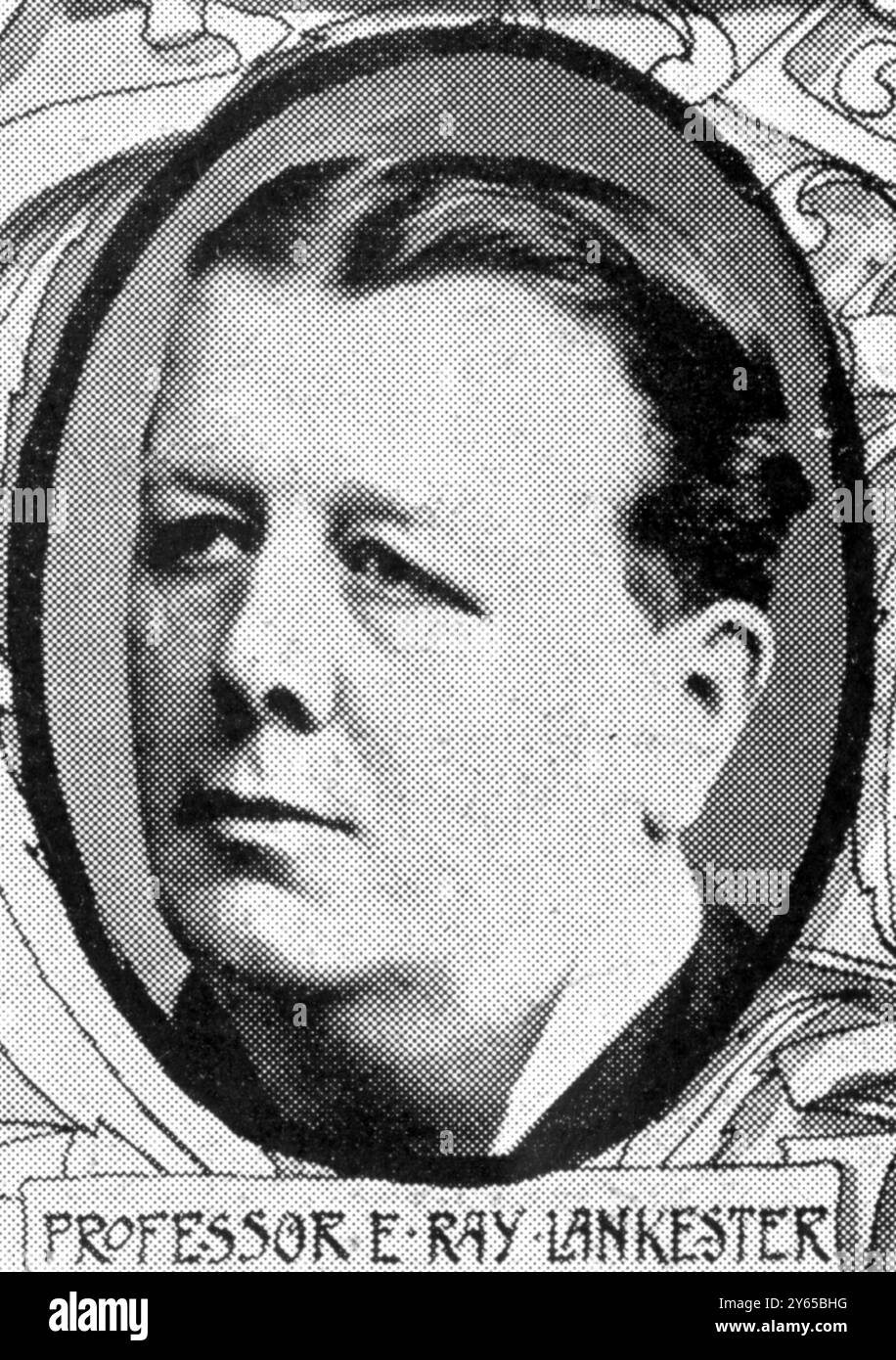 Sir E. Ray Lankester KCB, FRS (15 May 1847 -- 13 August 1929) was a ...