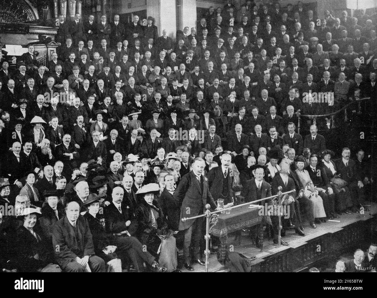 David Lloyd George , speaking on the Irish question at a meeting held ...
