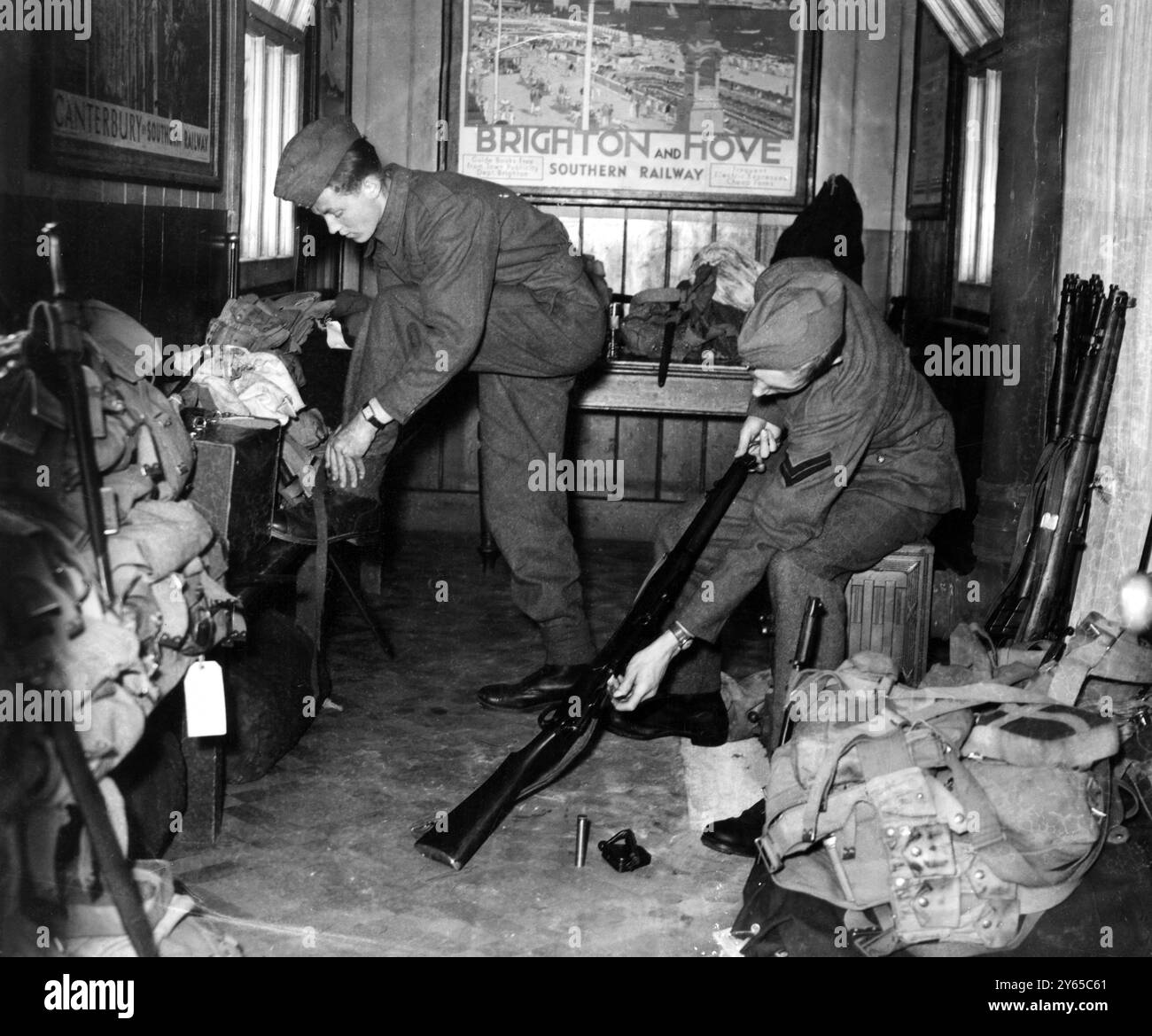 Military guards have been installed at vital points in London ...