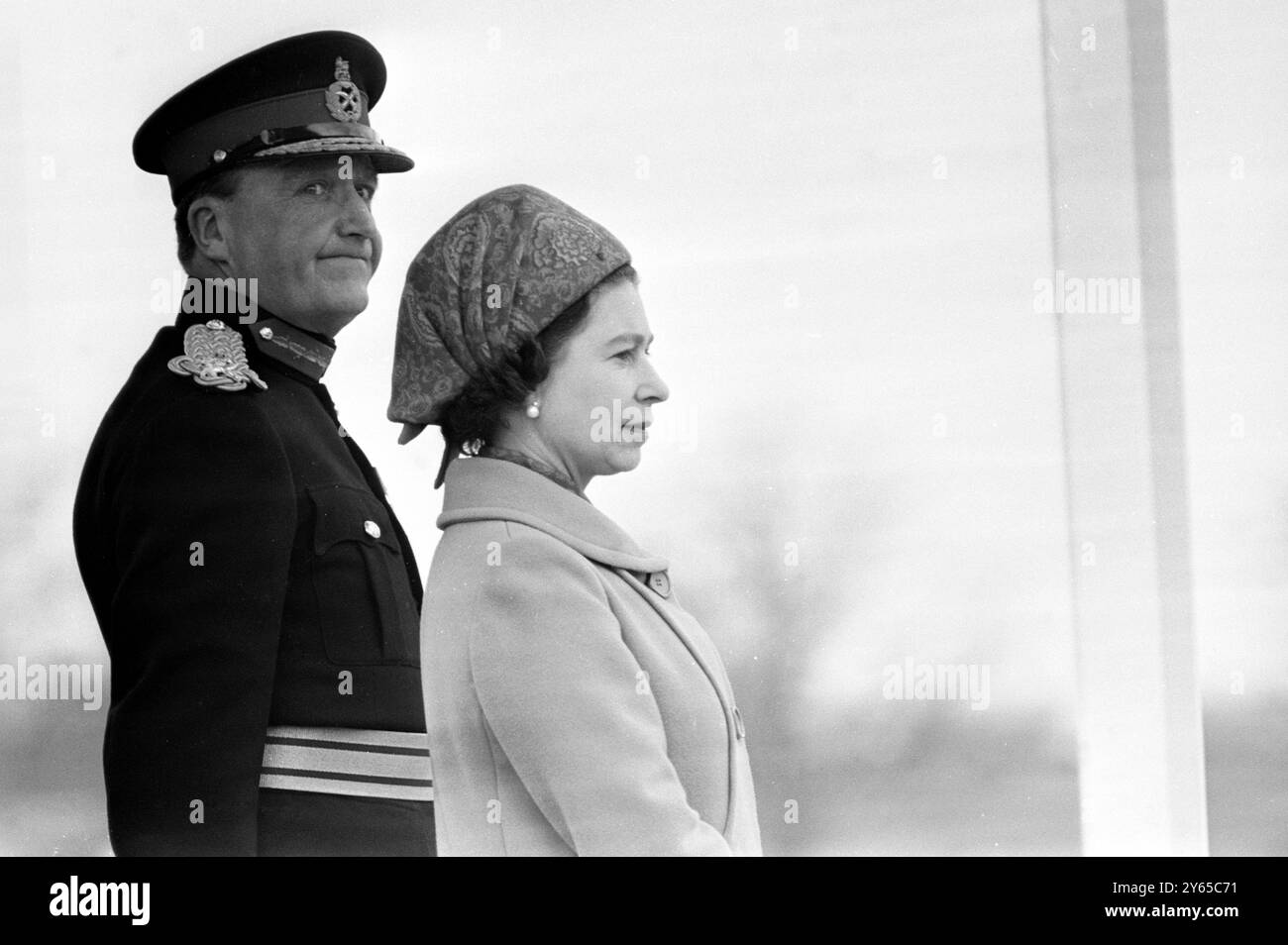 It was rather chilly on the parade ground at Woolwich this morning ...