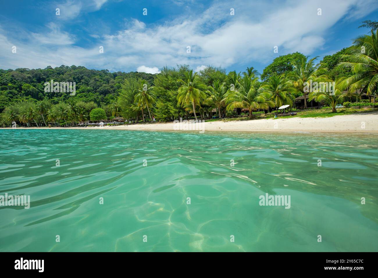 The Perhentian Island resort beach in Malaysia Stock Photo - Alamy