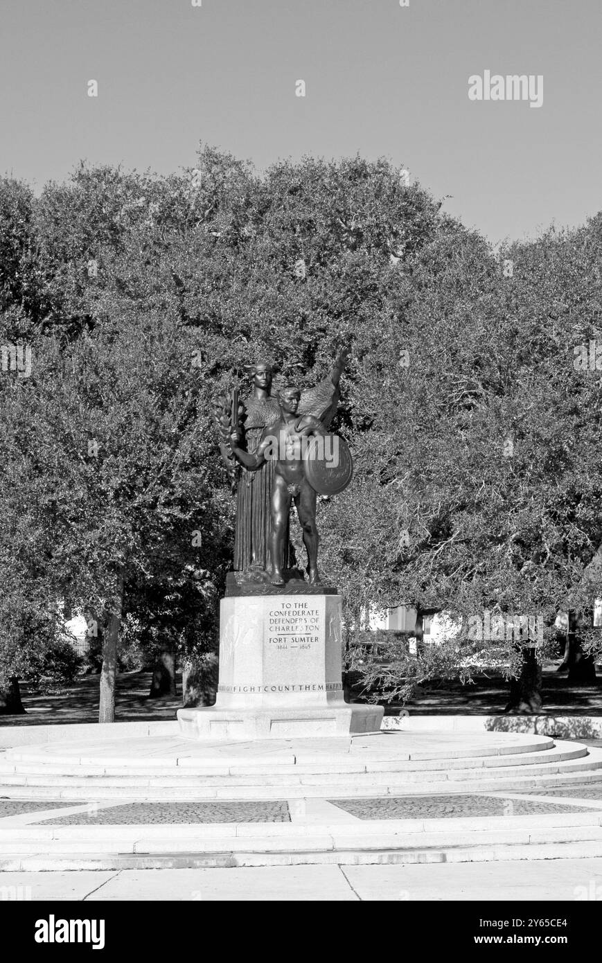 Confederate Defenders of Charleston Sculpture in Charleston, SC.USA ...