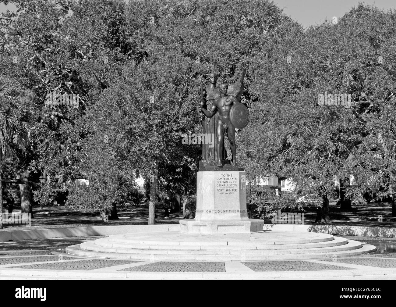 Confederate Defenders of Charleston Sculpture in Charleston, SC.USA ...