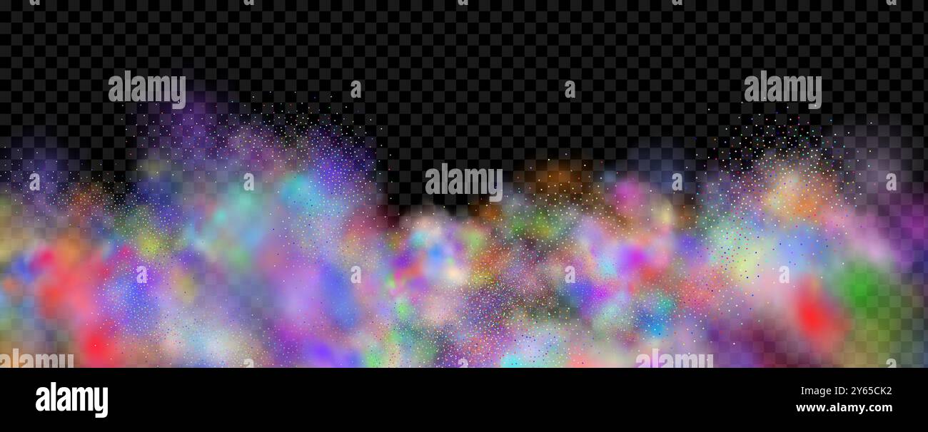 .Explosions of color powder.Background of an explosion of colorful ...