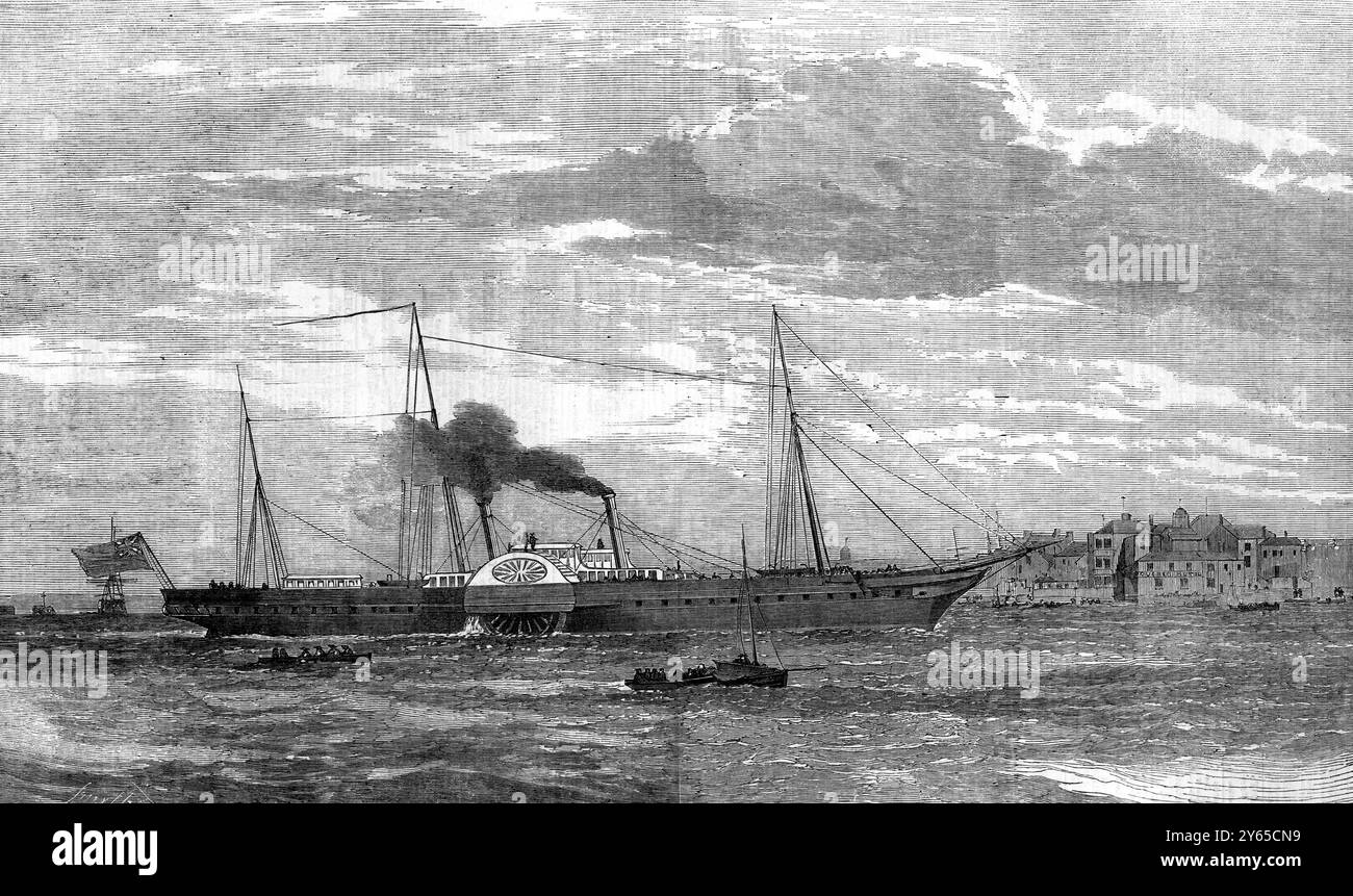 Queen Victoria ' s new steam yacht " Victoria and Albert " 18th August ...