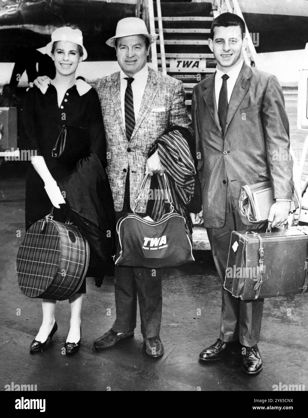 Bob Hope with his 19 year old daughter Linda and his 18 year old son ...