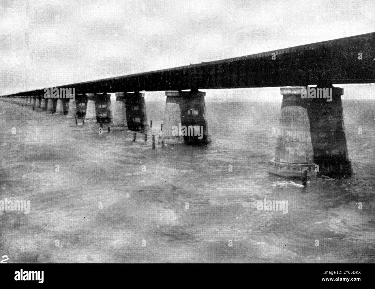 The Florida East Coast Railway extension to the isalnd of Key West ...