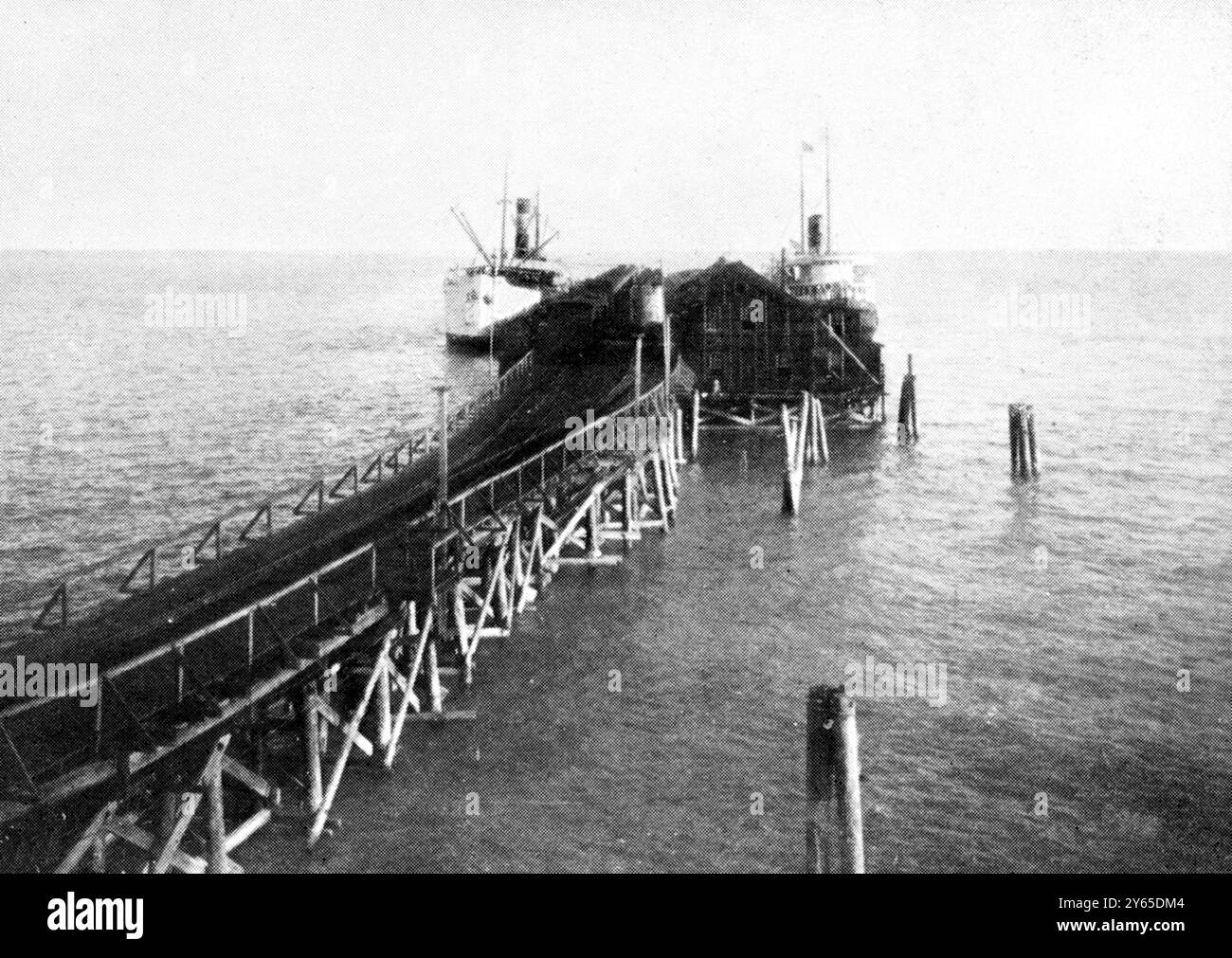 The Florida East Coast Railway extension to the island of Key West ...