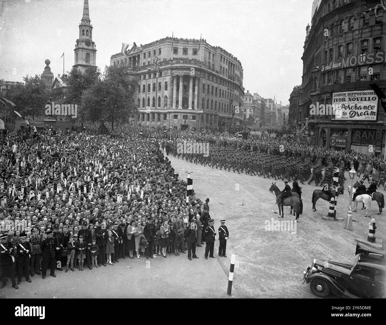 Empire troops in Victory Parade . As millions of people thronged the ...