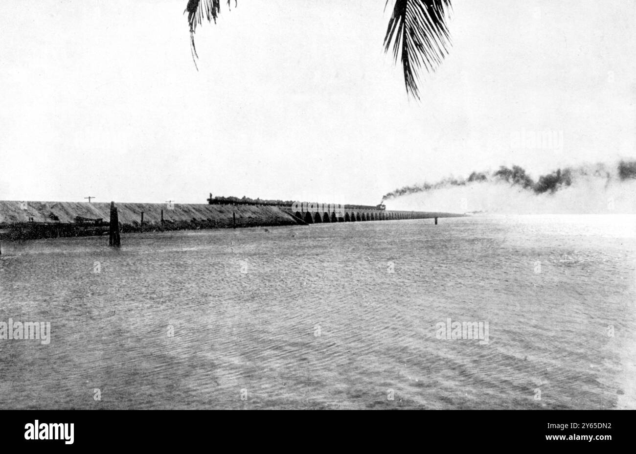 The Florida East Coast Railway extension to the island of Key West ...