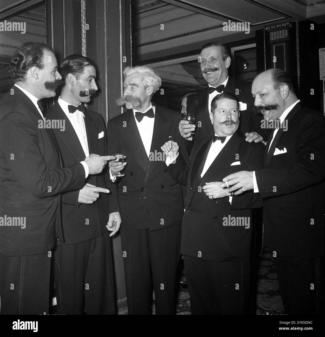 Some of the guests at the annual ladies festival of the Handlebar Club ...