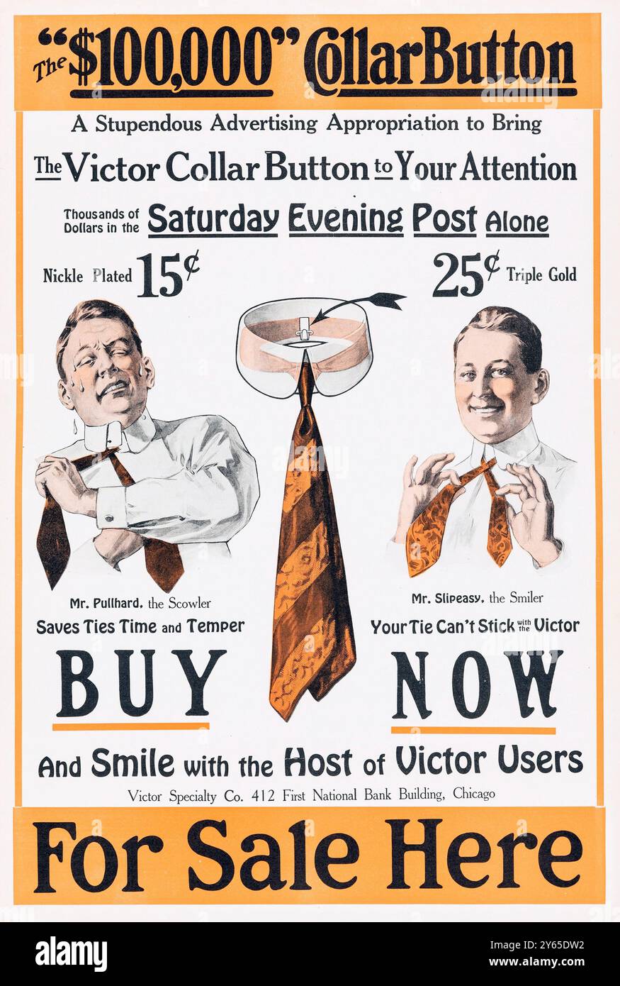 Victor collar button hi-res stock photography and images - Alamy