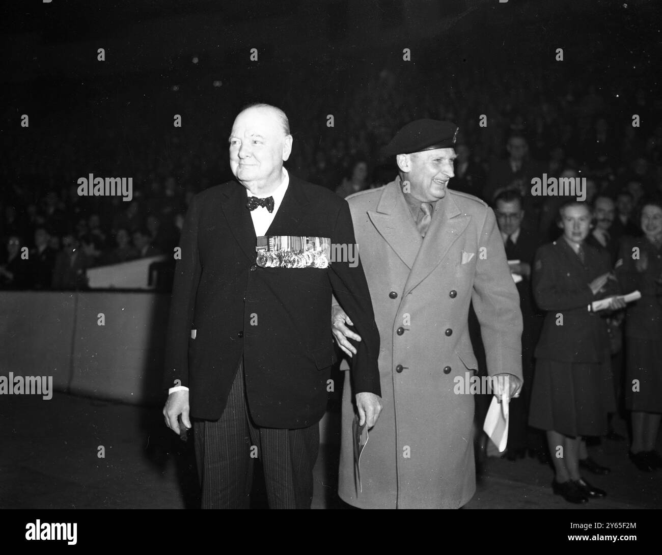 Churchill And Monty At Alemein Reunion Mr Winston Churchill and Field ...