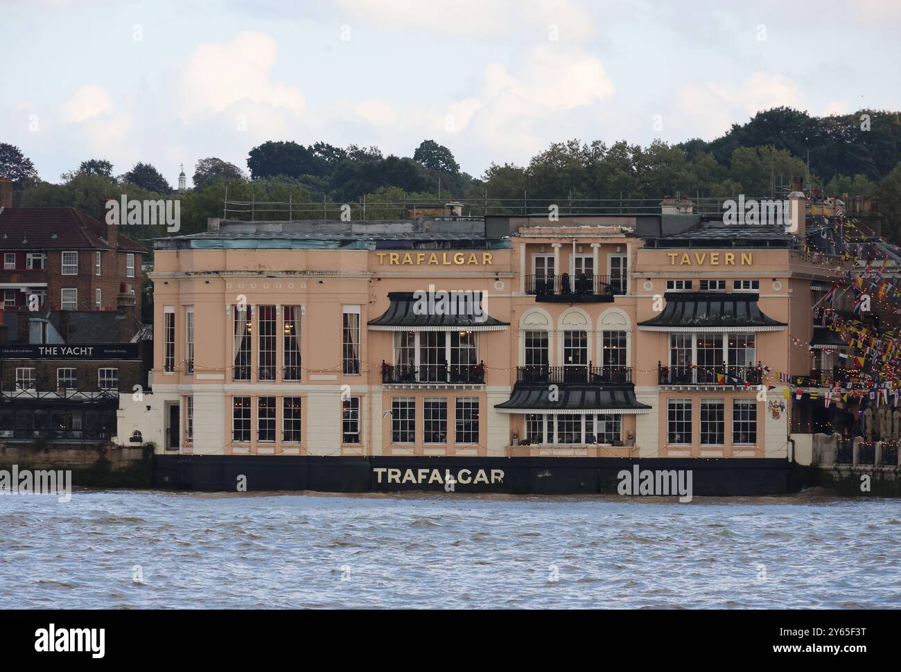 View of Trafalgar Tavern Pub at Greenwich on 23rd September, 2024 Stock ...