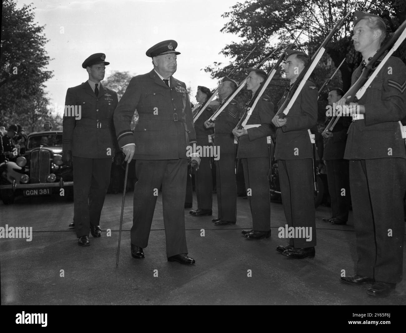 Air Commodore Churchill Opens His Sqaudrons New H Q at Croydon Mr ...