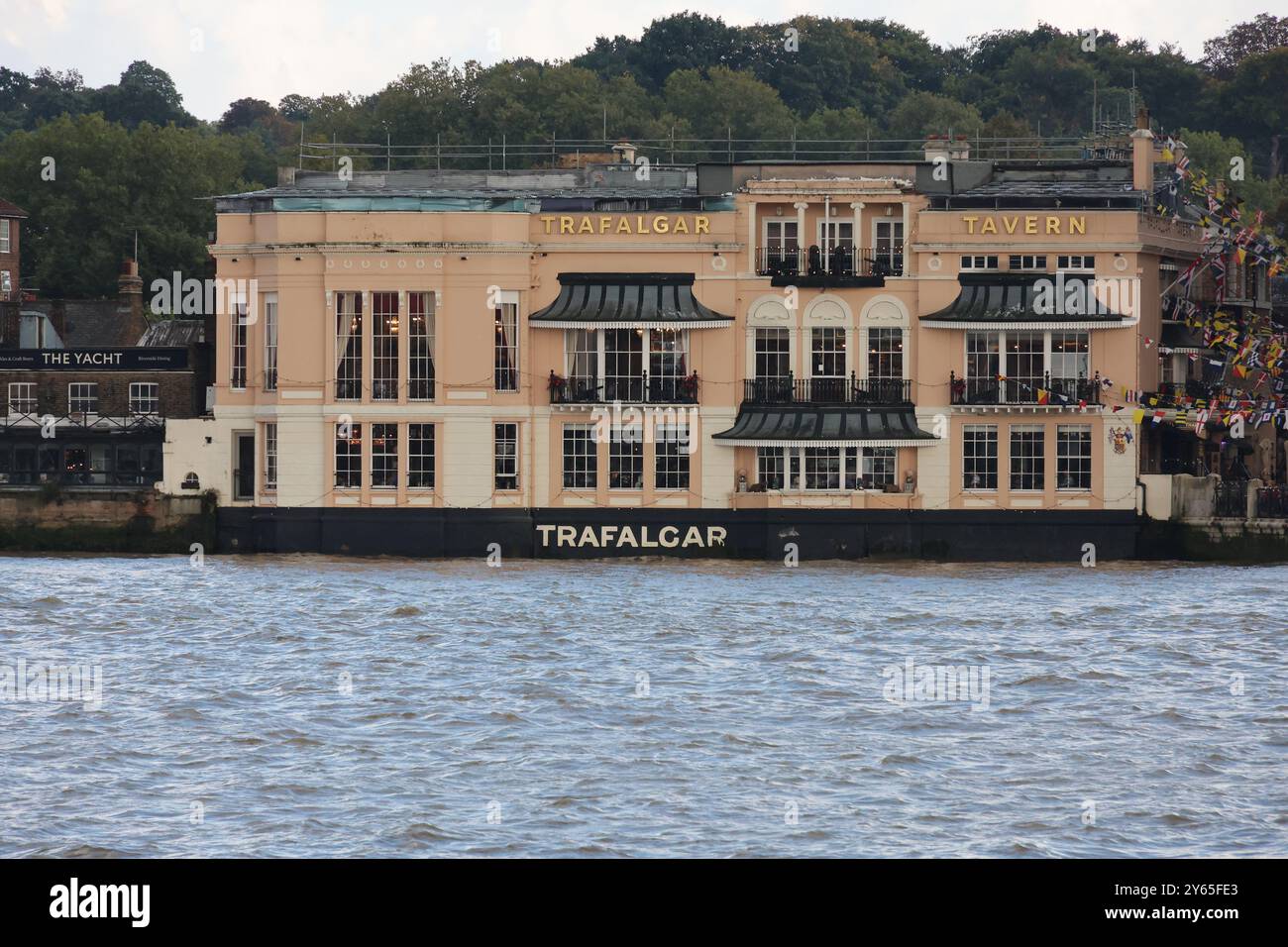 View of Trafalgar Tavern Pub at Greenwich on 23rd September, 2024 Stock ...