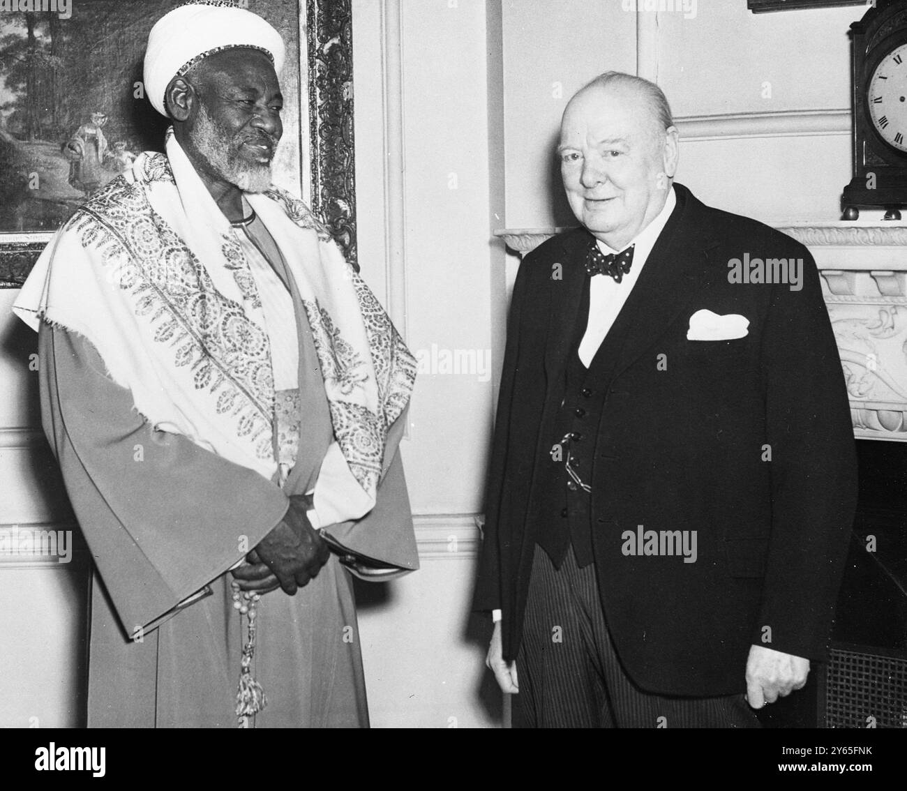 The Mahdi of Sudan Calls At No10 and Meets Mr Winston Churchill The ...