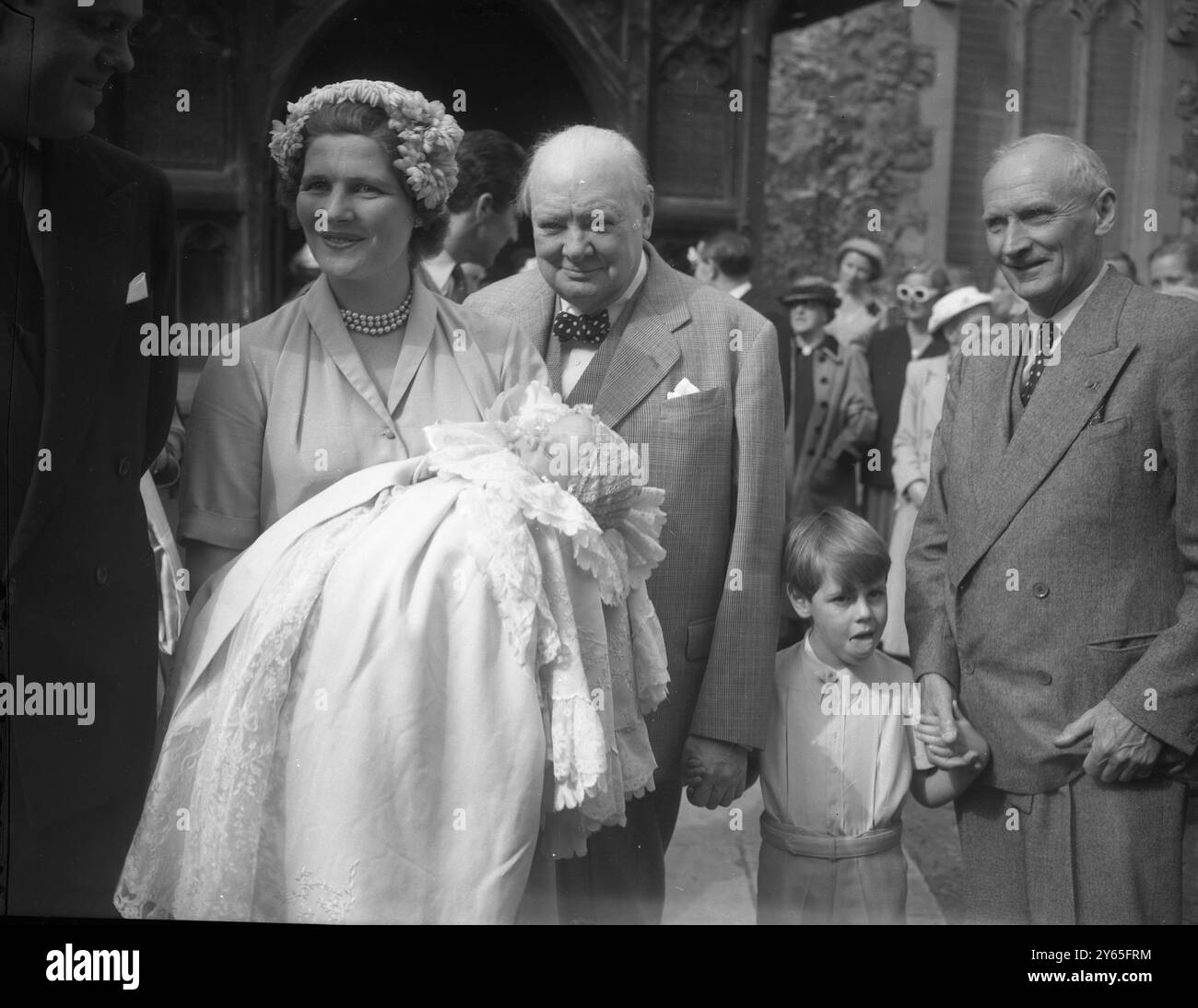 Churchills Grandson Christened Monty Is Godfather The newly born son of ...