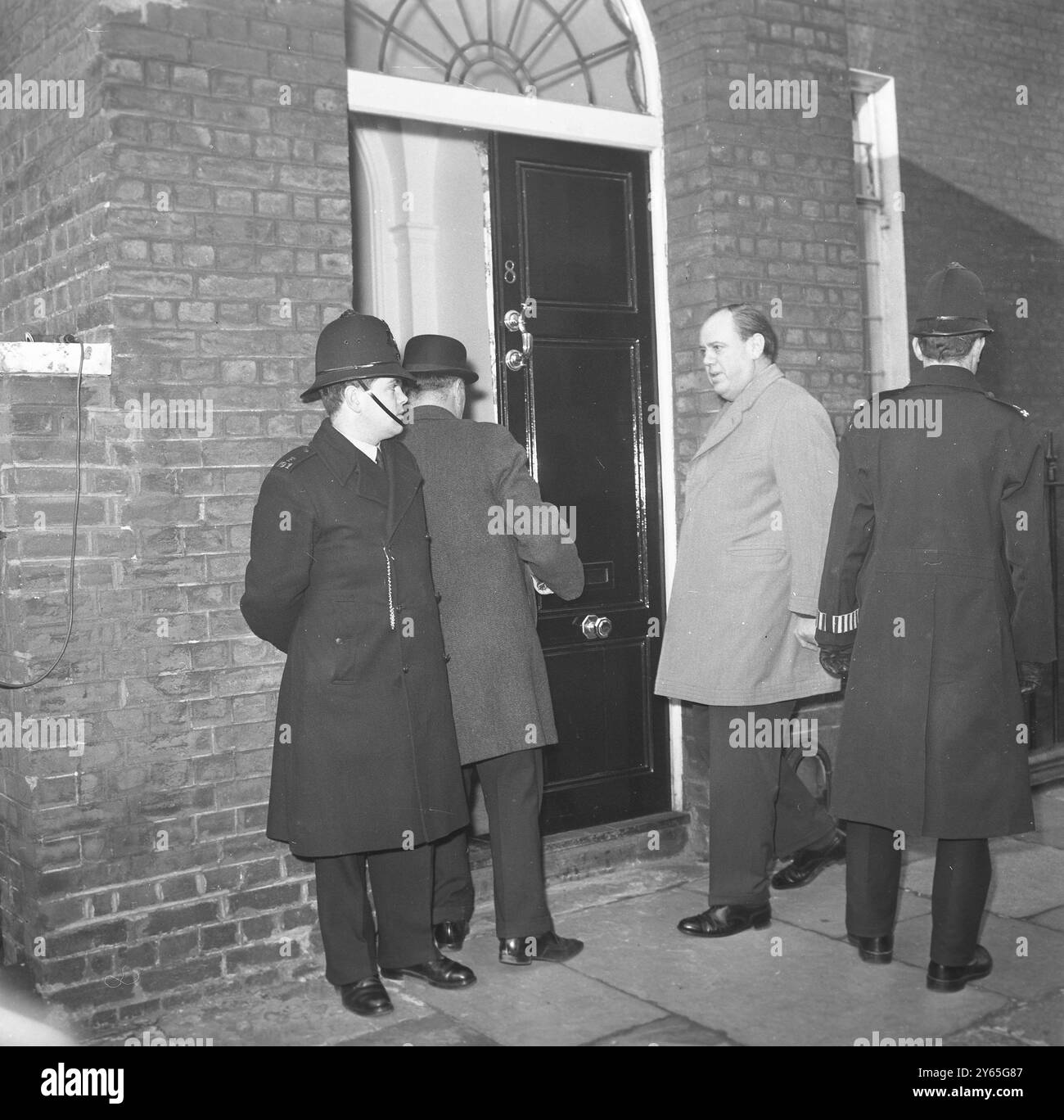 Christopher Soames Arrives Pictured arriving at No. 28 , Hyde Park Gate ...