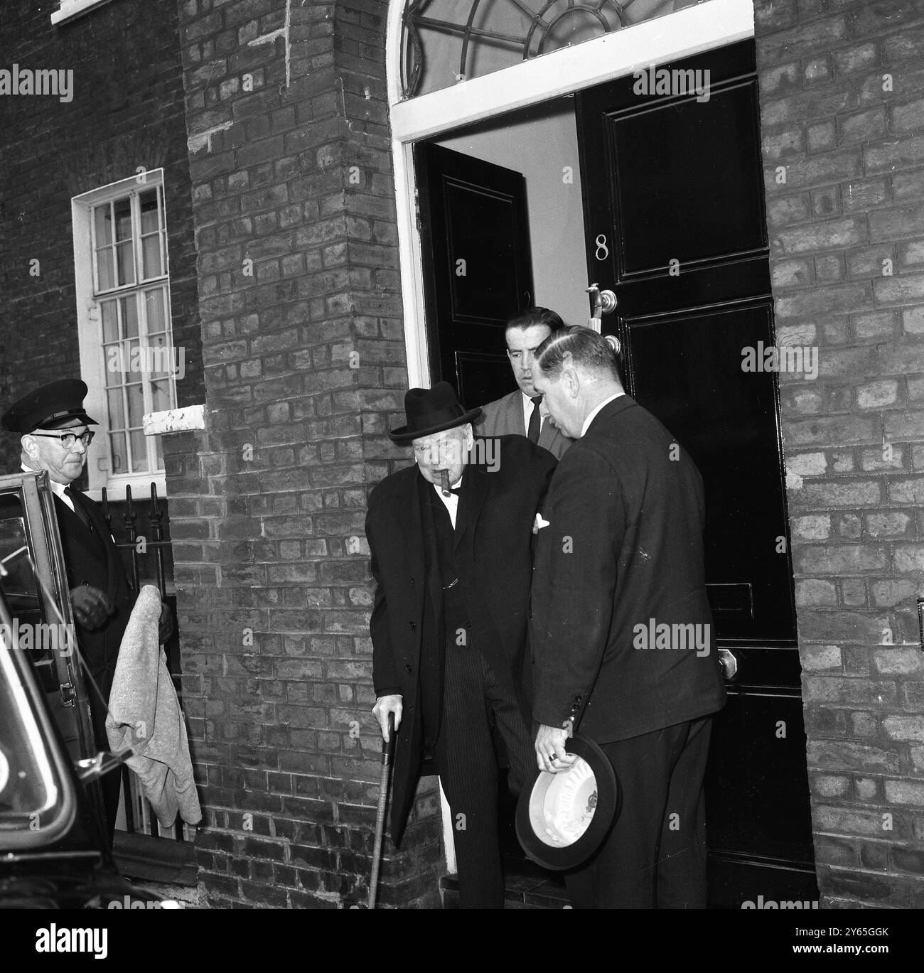 Winnie Goes To See His Wife Britain's elder statesman , Sir Winston ...