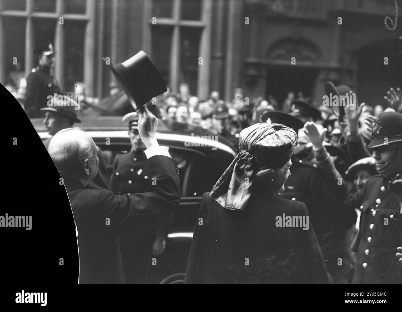 Winston Churchill Receives Freedom Of Westminster Mr and Mrs Winston ...