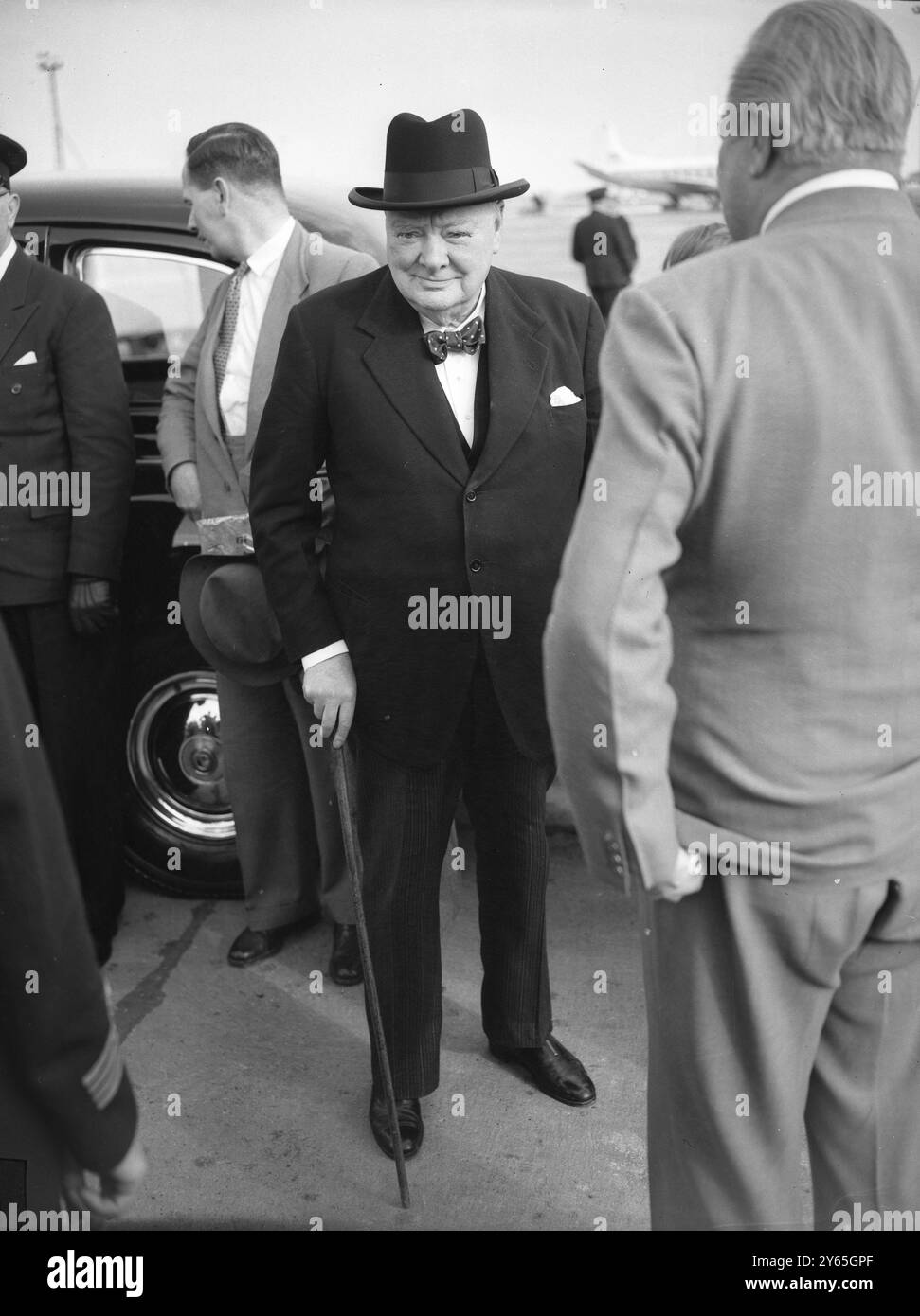 Sir Winston Churchill No text Stock Photo - Alamy