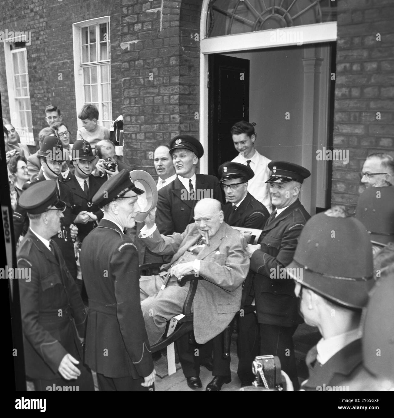 Home Is The Hero Sir Winston Churchill ( centre ) seated in an arm ...