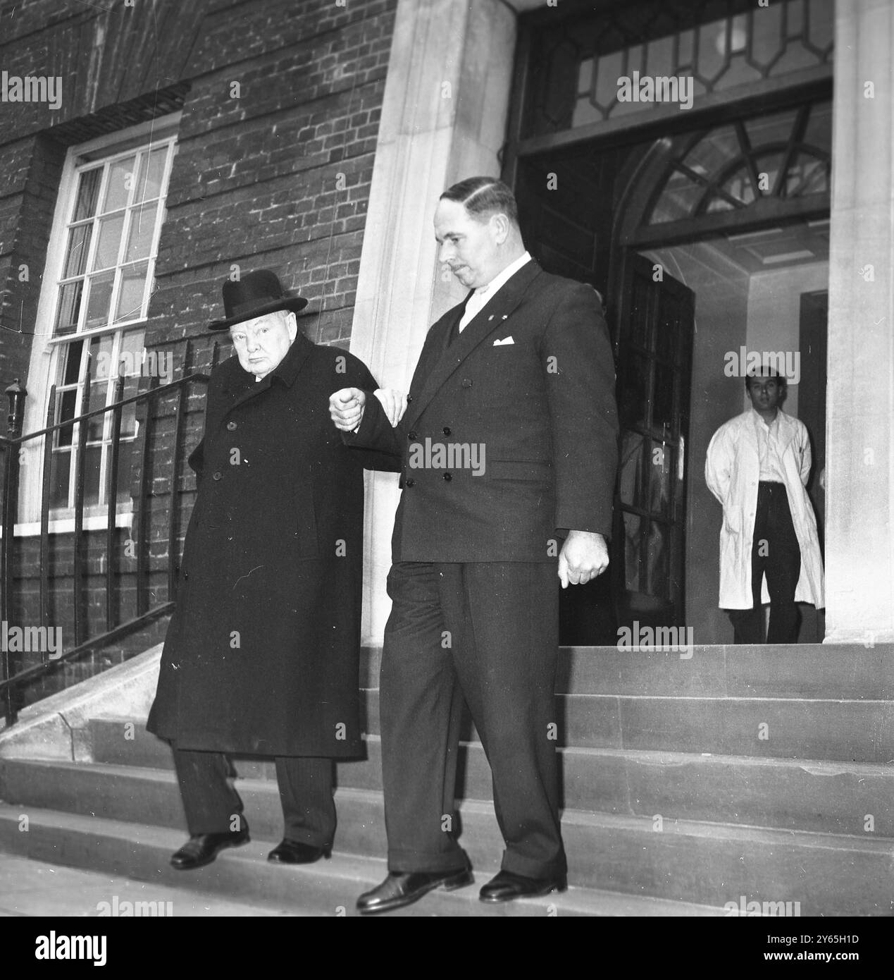 Sir Winston Gets A Helping Hand Getting a helping hand from his ...