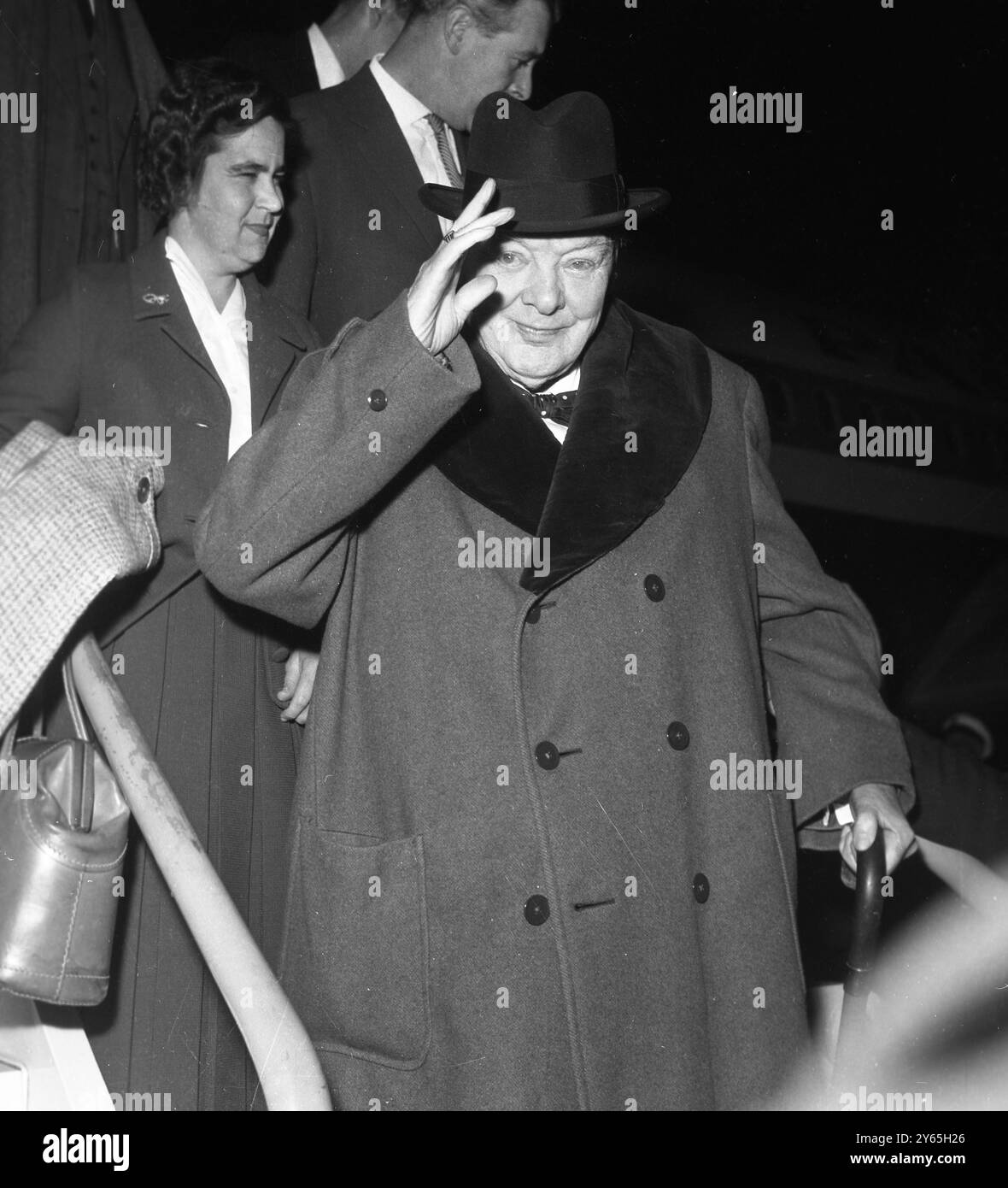 Welcome Home Winnie Sir Winston Churchill is back in Britain . He ...