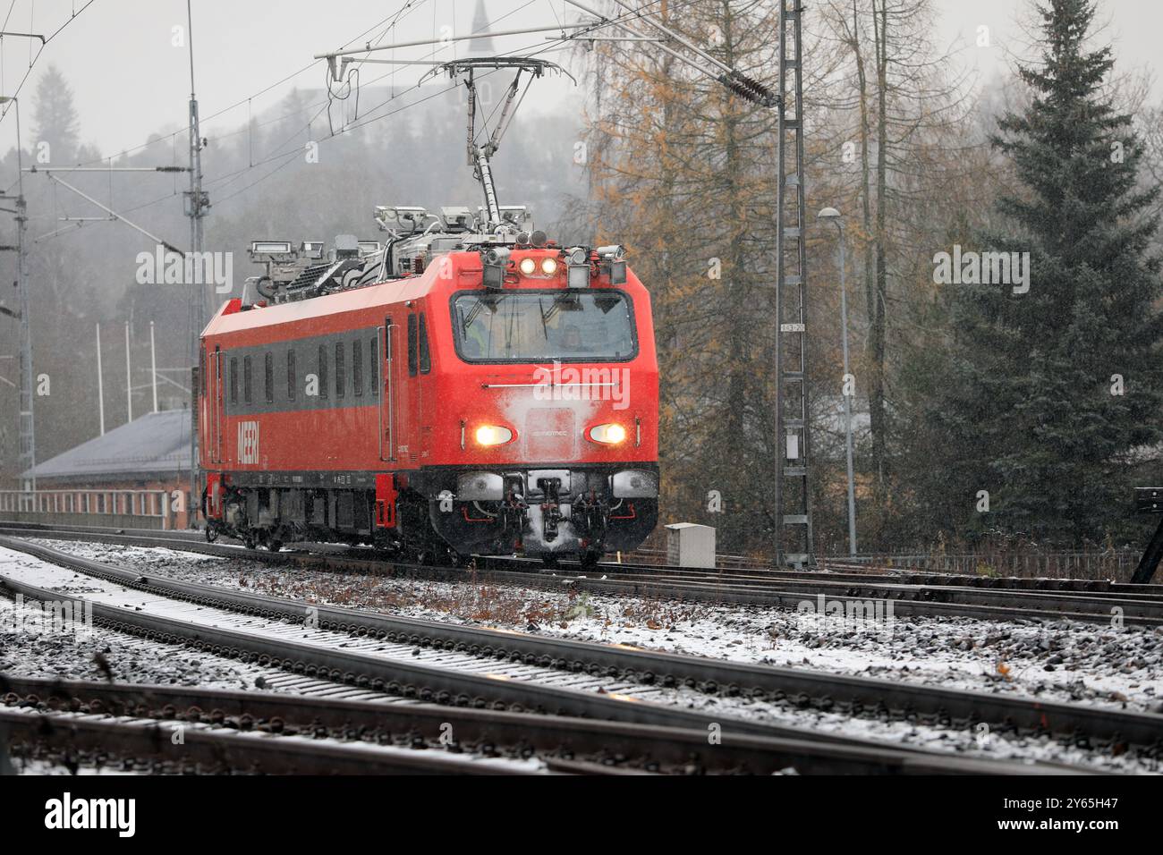 Ttr99 MEERI track inspection vehicle by Italian Mermec inspecting ...