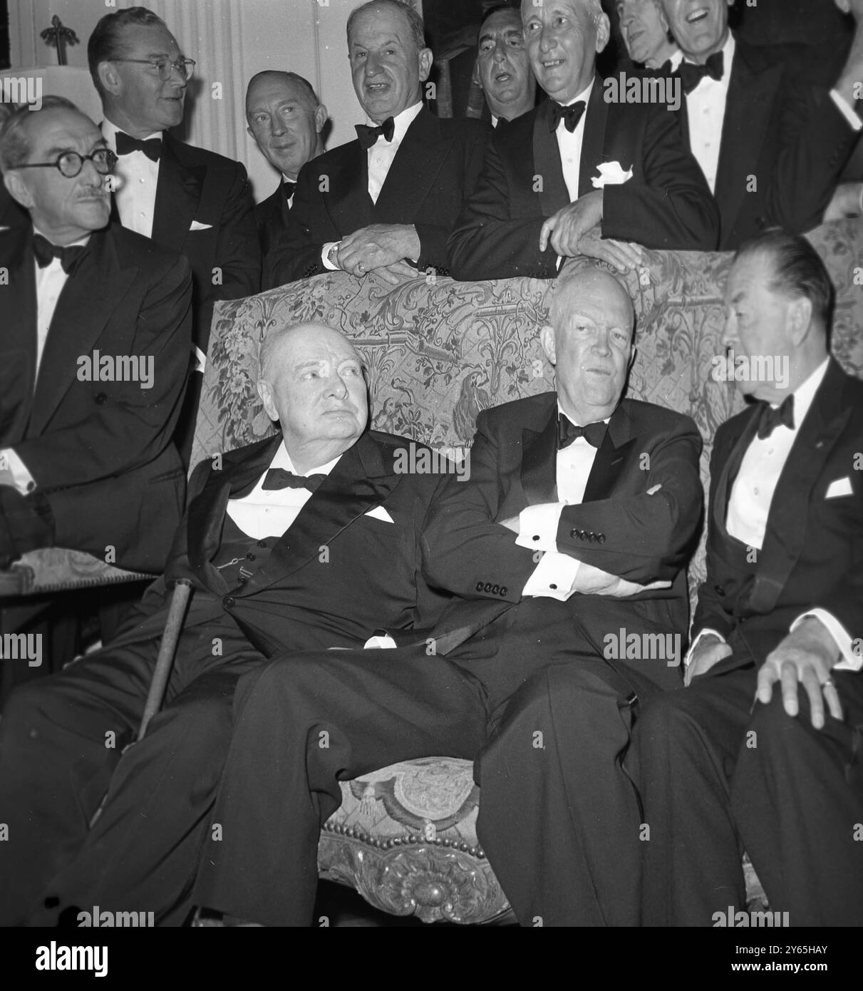 Comrades Meet A meeting of old wartime comrades at Winfield House , as ...