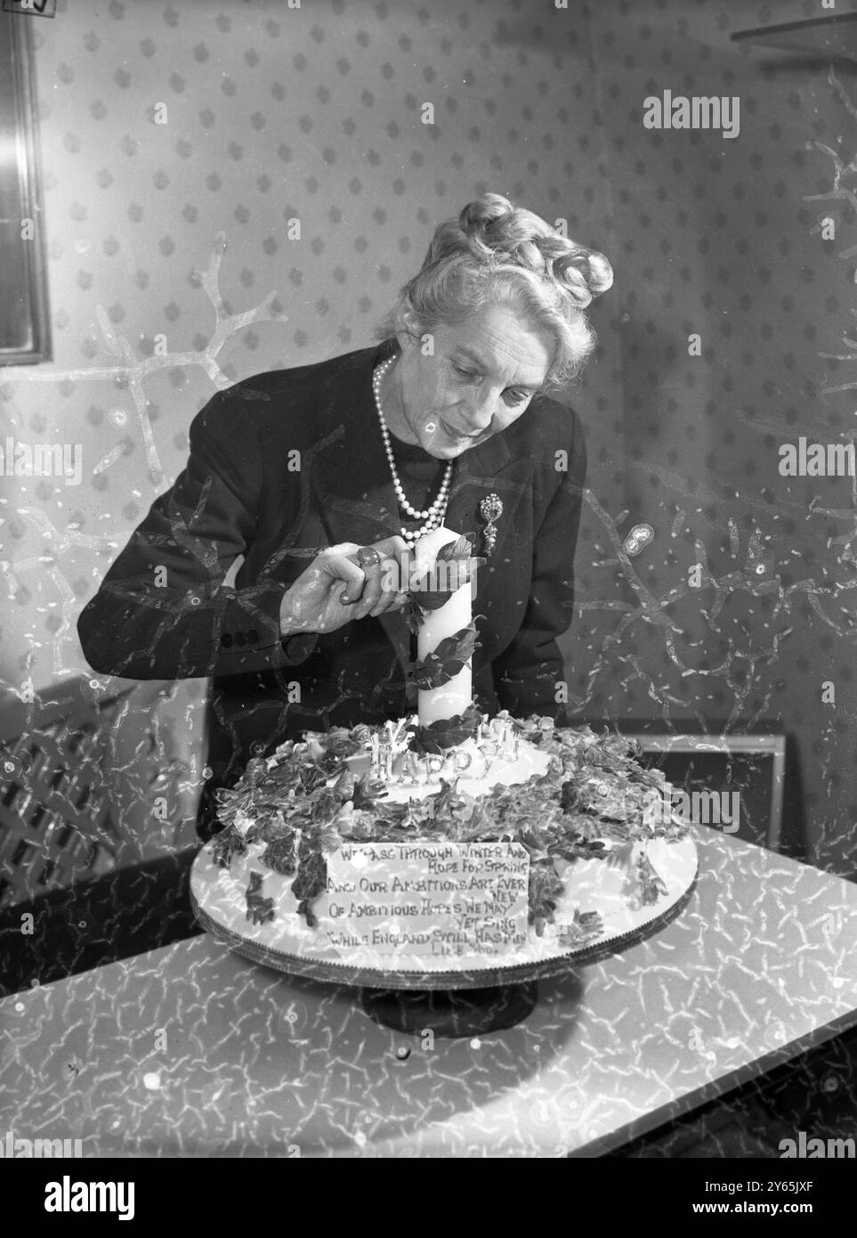 Sir Winston ' s Birthday Cake Is Prepared By Queen ' s Baker . Madame ...