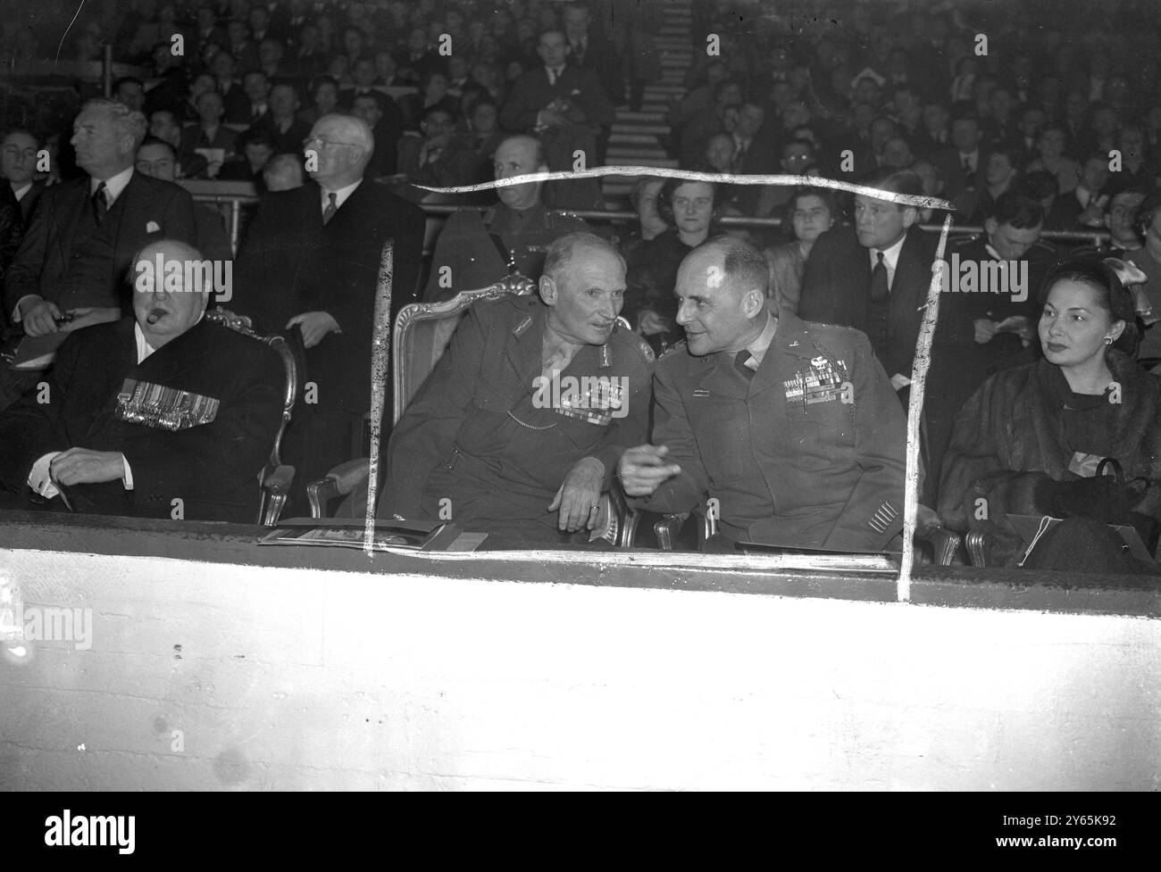 General Ridgeway At El Alamein Reunion . Field Marshal Lord Montgomery ...