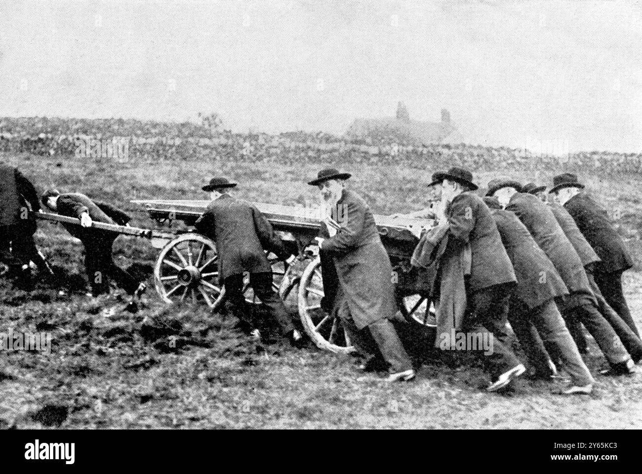 Methodists meet on the hill-top of Mow Cop, the highest peak of the ...
