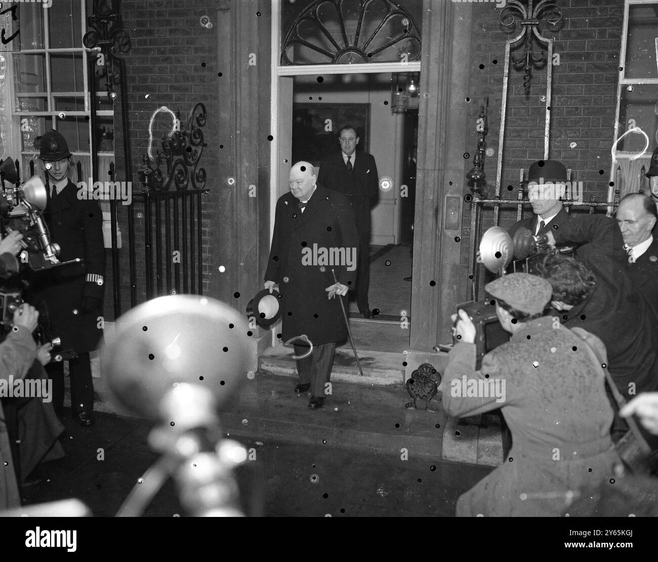 Sir Winston Off to Parliment Sir Winston Churchill , in typical pose ...