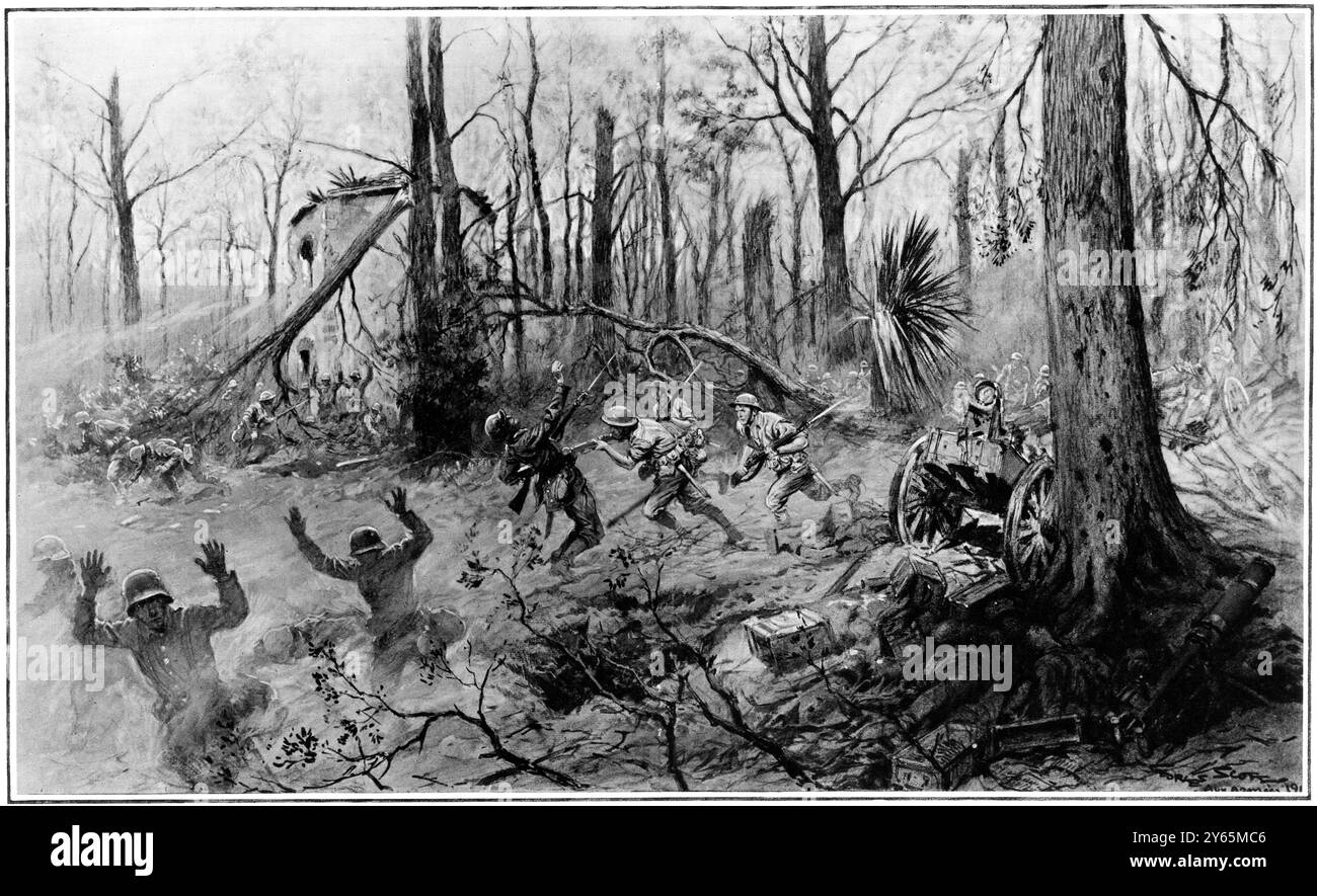 American cold steel for Germans in France ; United States Marines rout ...