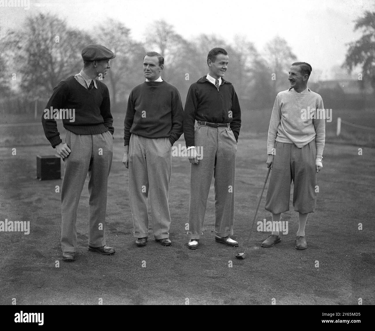 The Royal Wimbledon Golf Club versus Cambridge University golf match ...