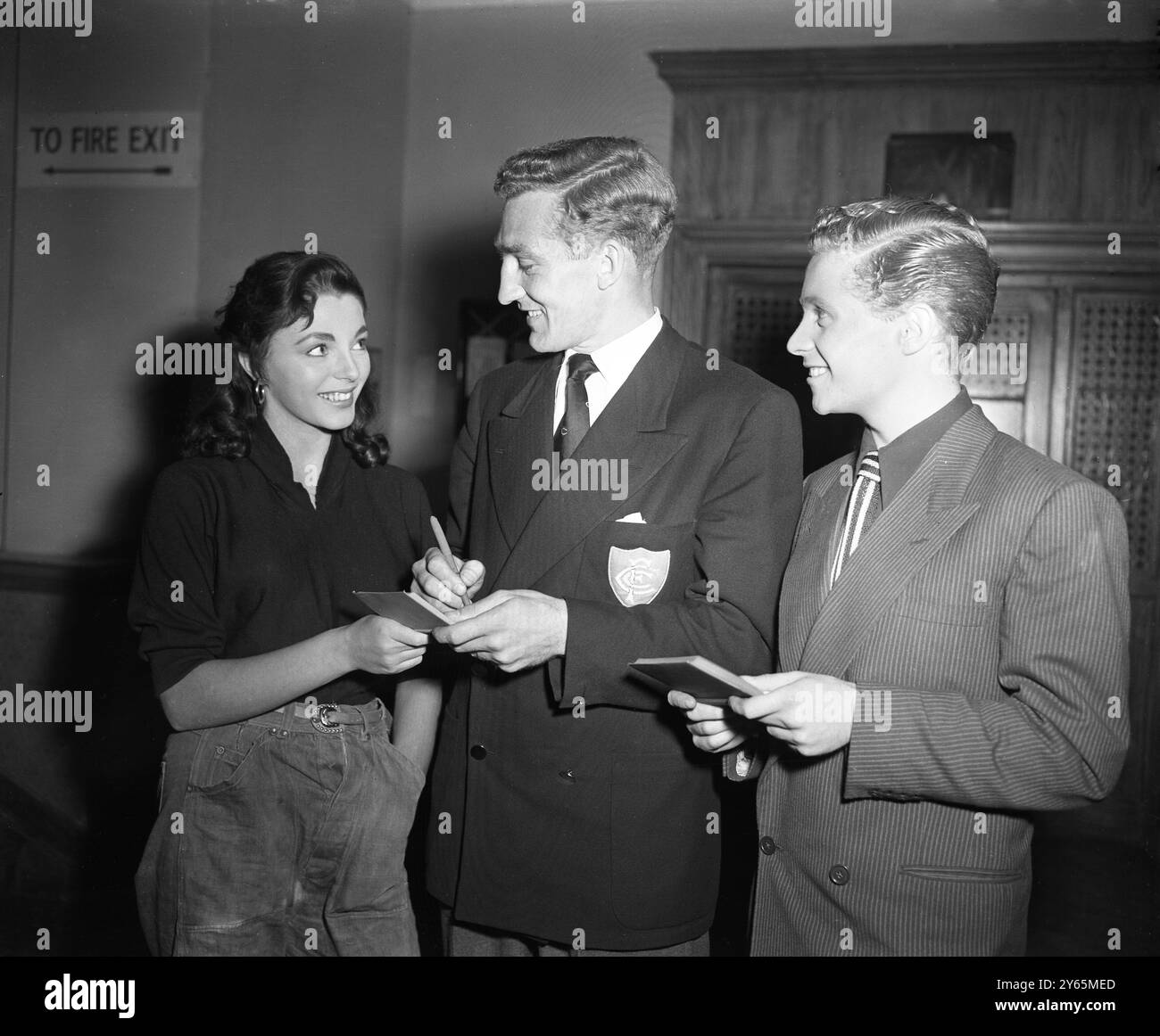 The autograph hunted become the hunters when film stars Joan Collins ...