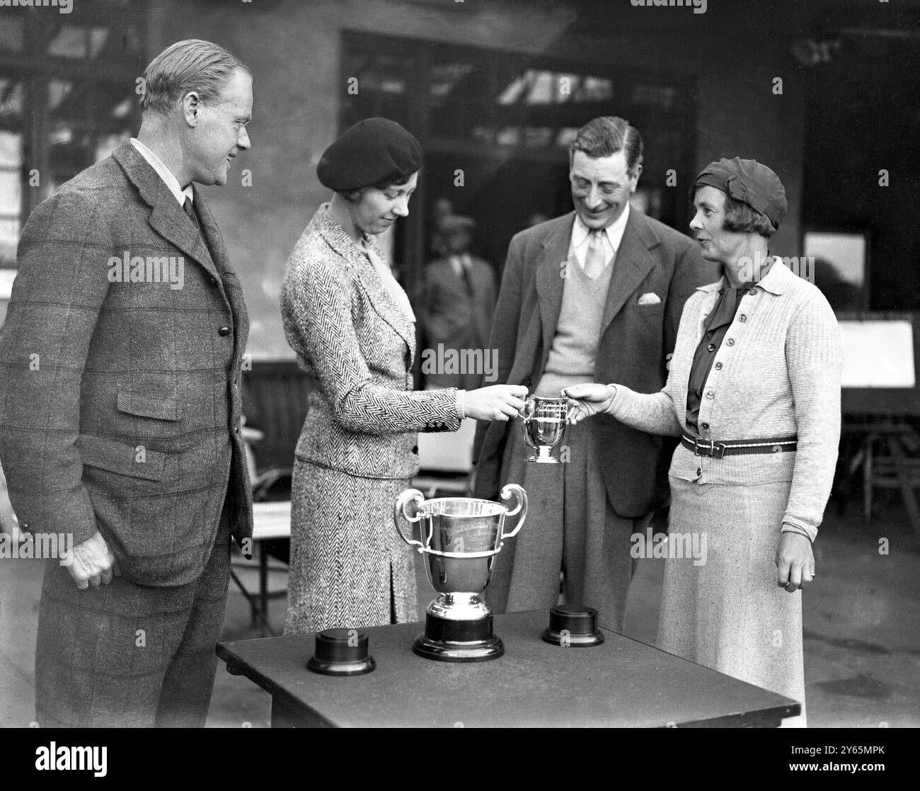 The Open Mixed Foursome Tournament at Worplesdon Golf Club . The ...