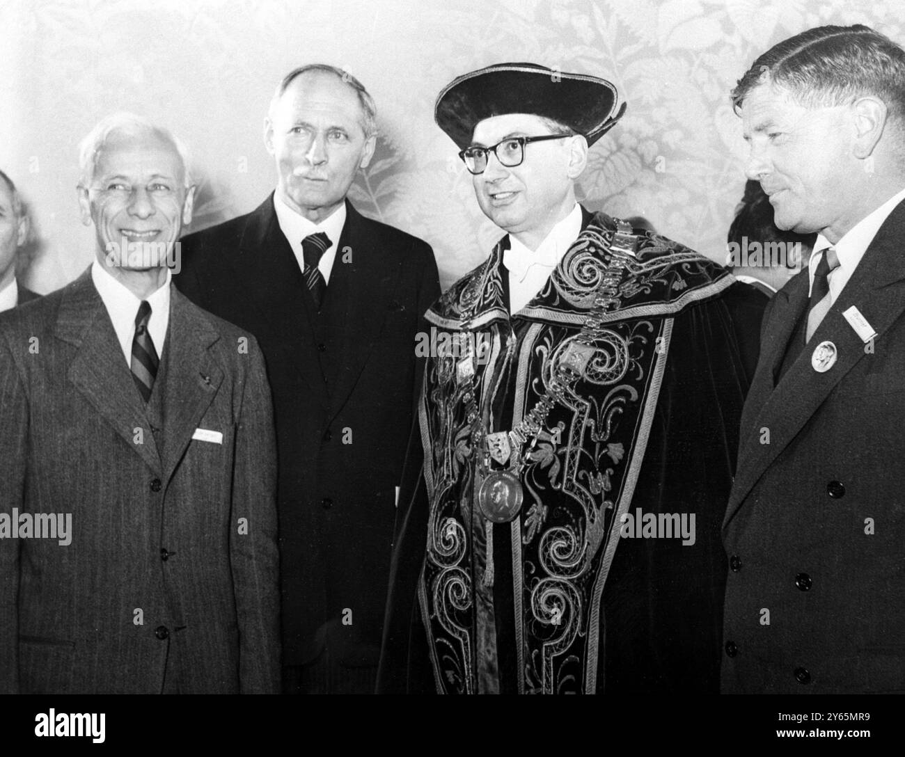 Attending the 100th anniversary of two famous German scientists ...