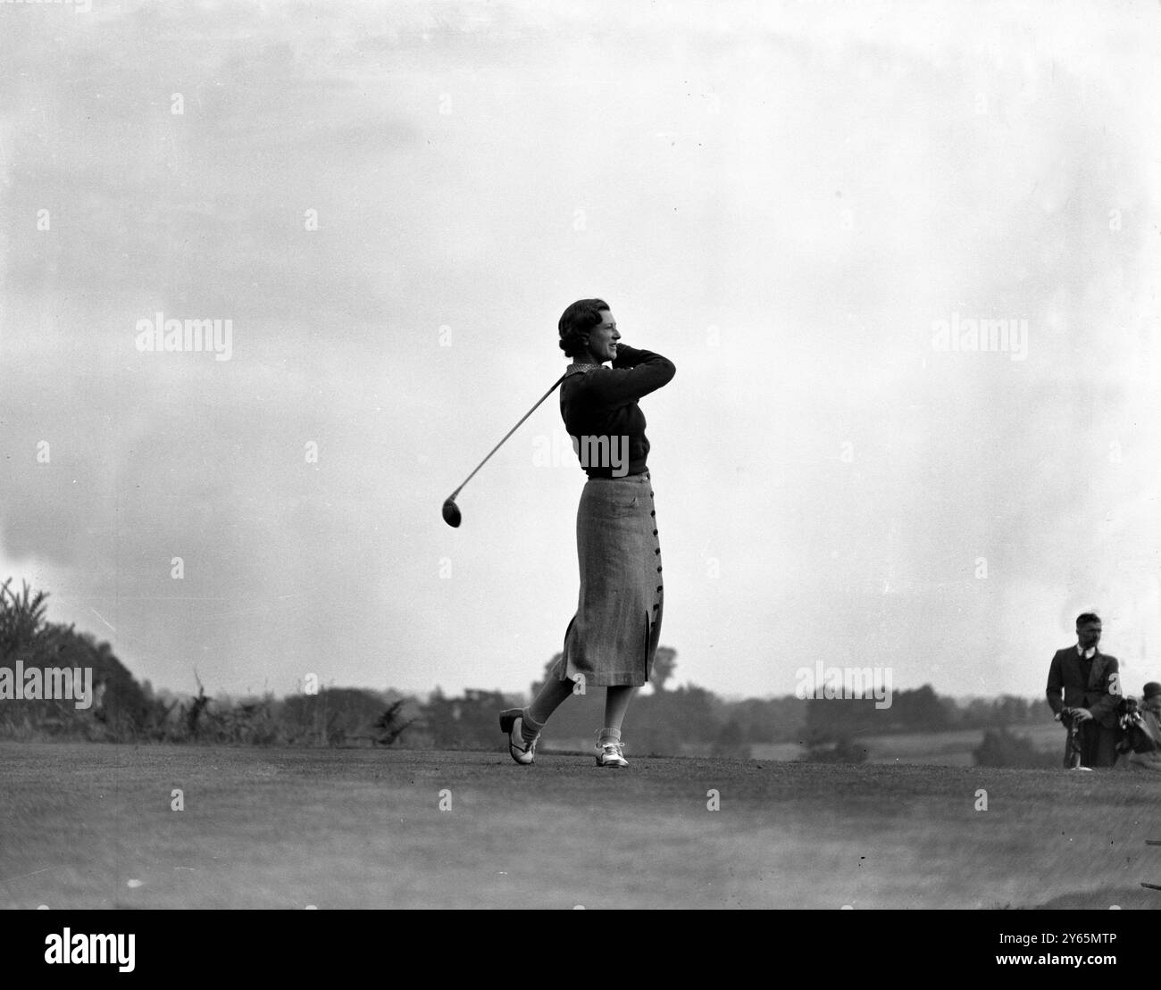 The Open Mixed Foursomes at the Worplesdon Golf Club . Mrs Percy ...