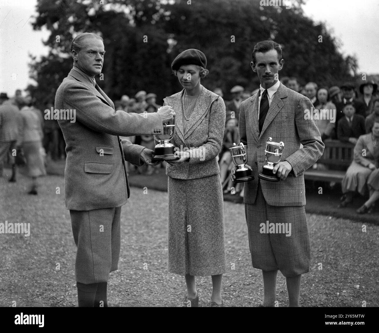 The Open Mixed Foursomes at the Worplesdon Golf Club . The Duke of ...