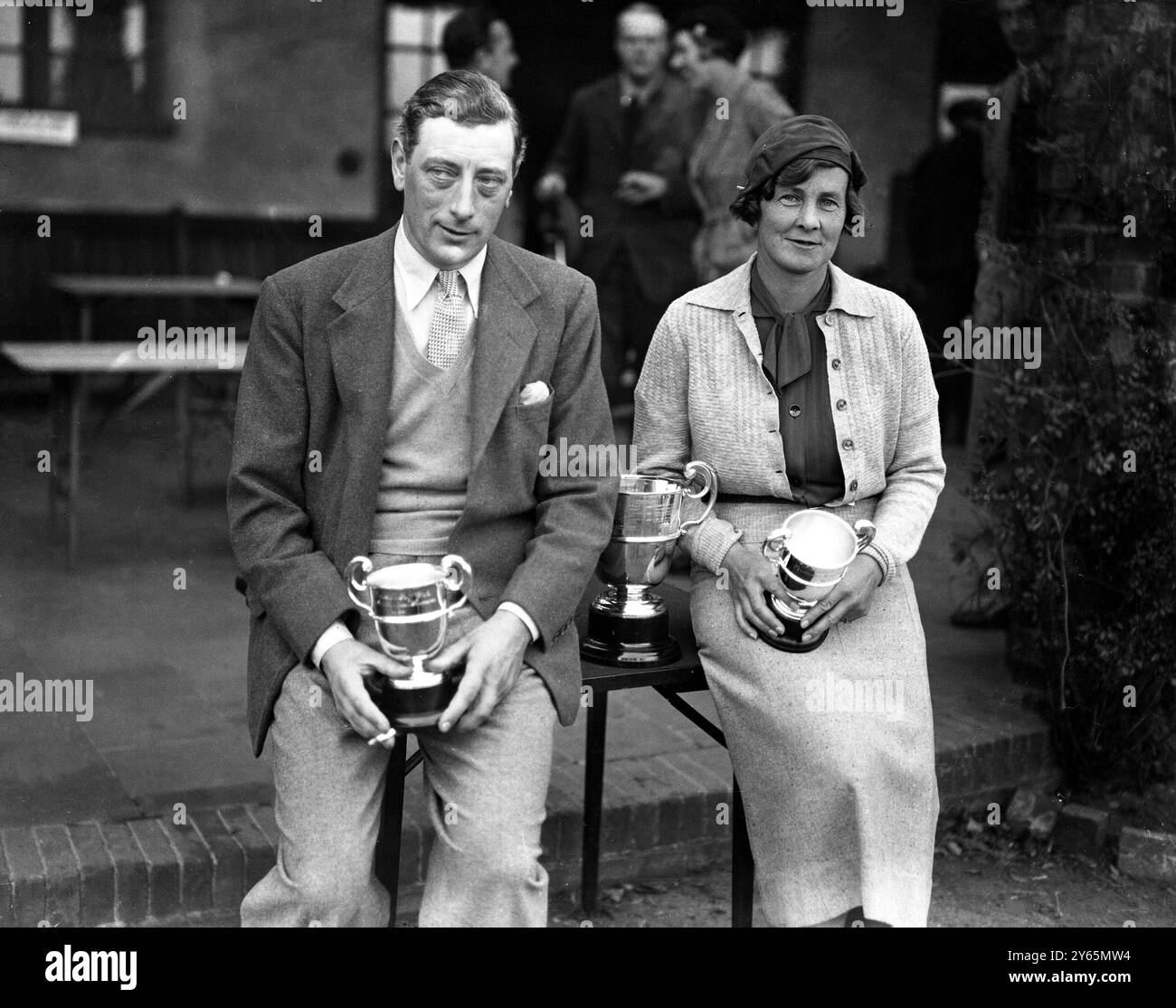 The Open Mixed Foursome Tournament at Worplesdon Golf Club . The ...